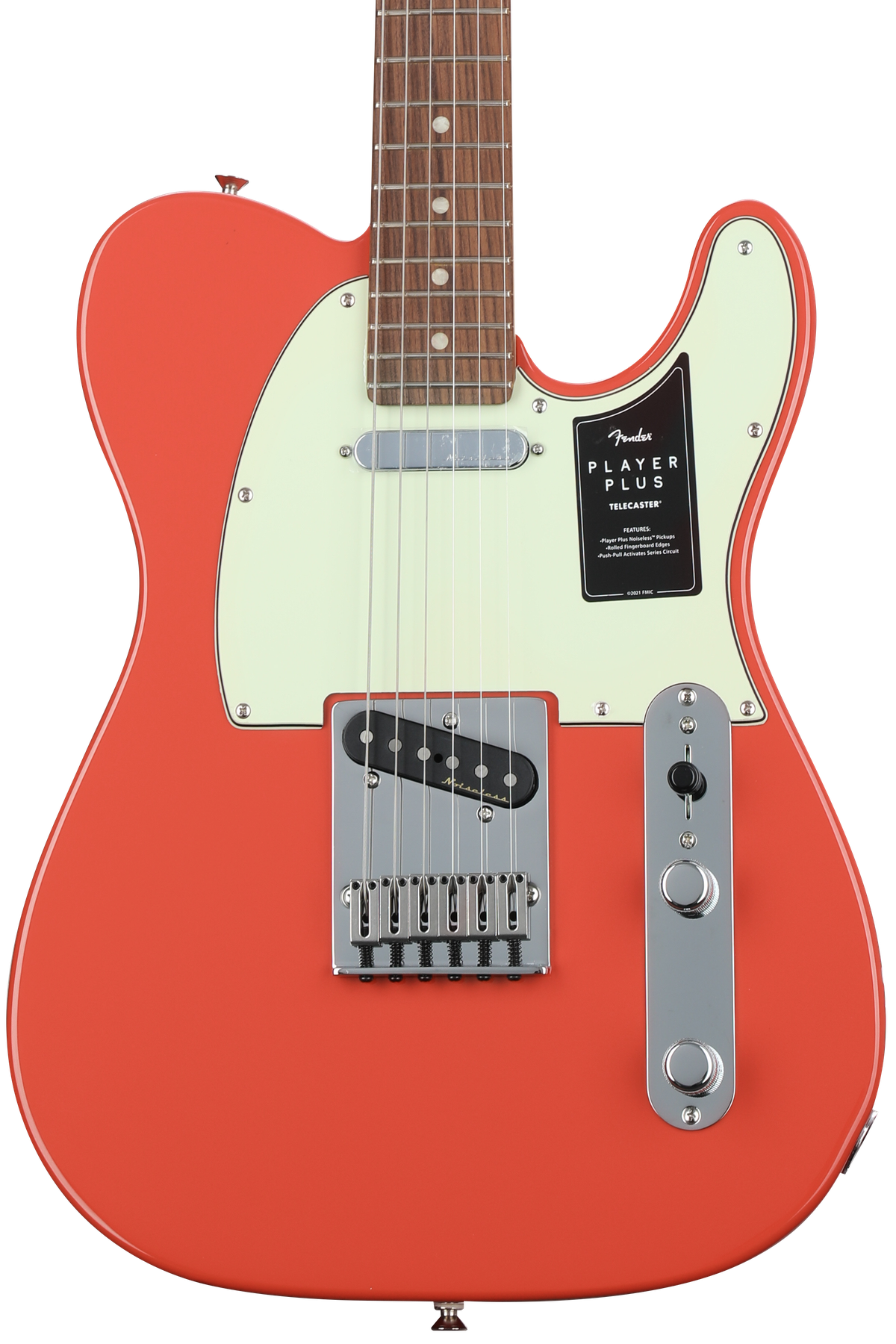 Fender Player Plus Telecaster Solidbody Electric Guitar - Fiesta Red ...