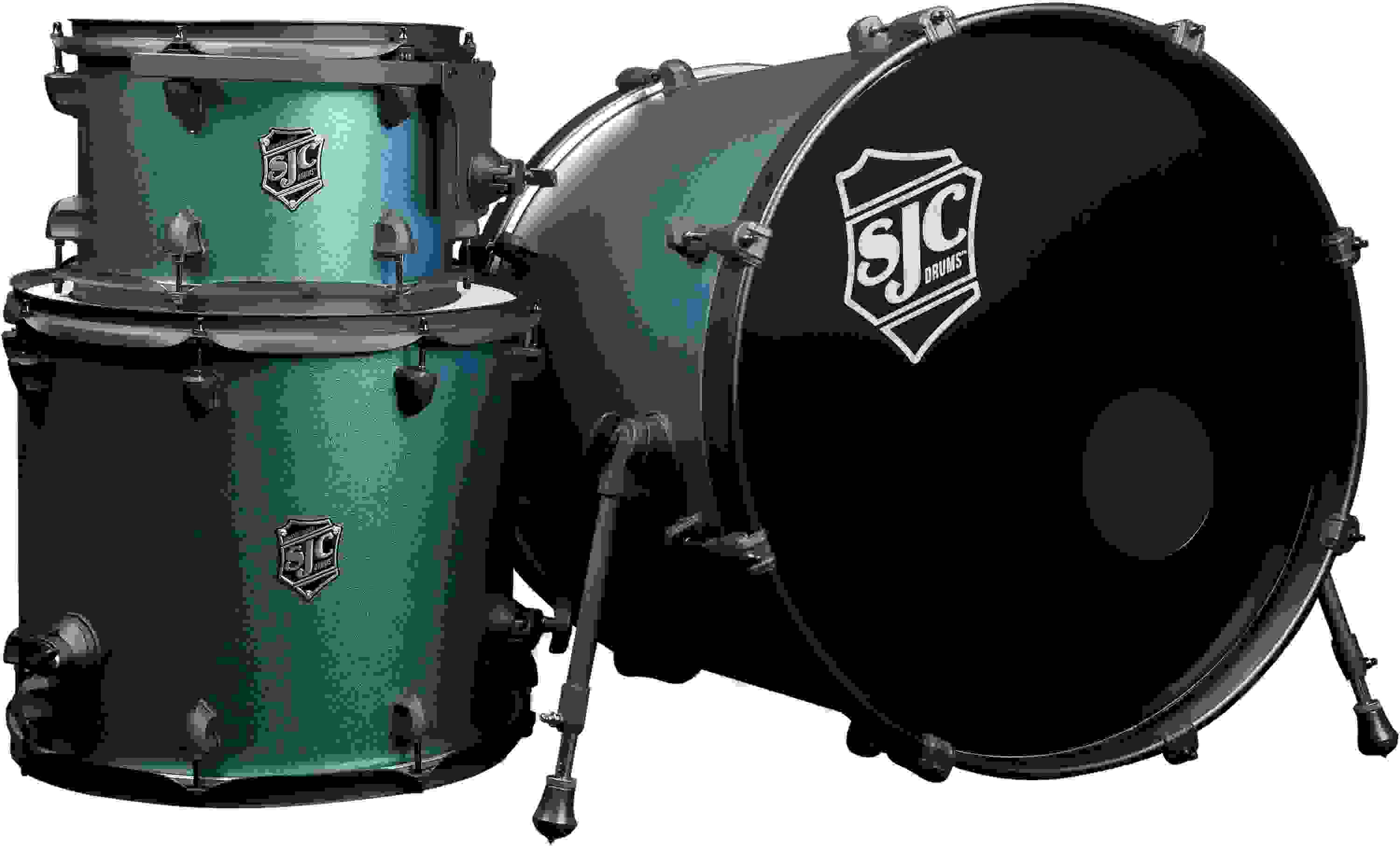 SJC Custom Drums Pathfinder Series 3-piece Shell Pack - Pacific Teal ...