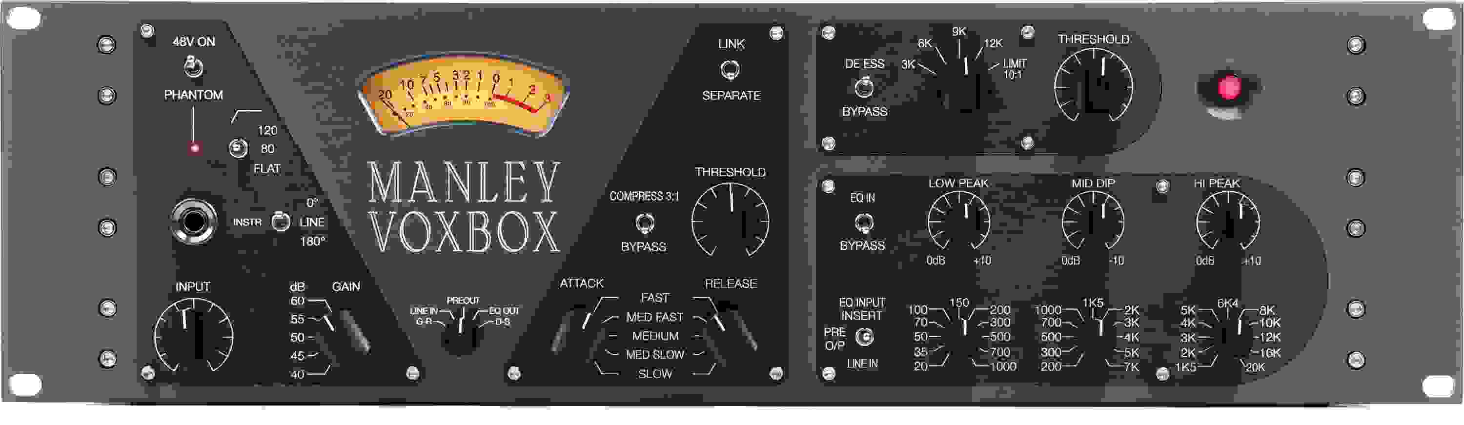 Manley VOXBOX Tube Channel Strip | Sweetwater