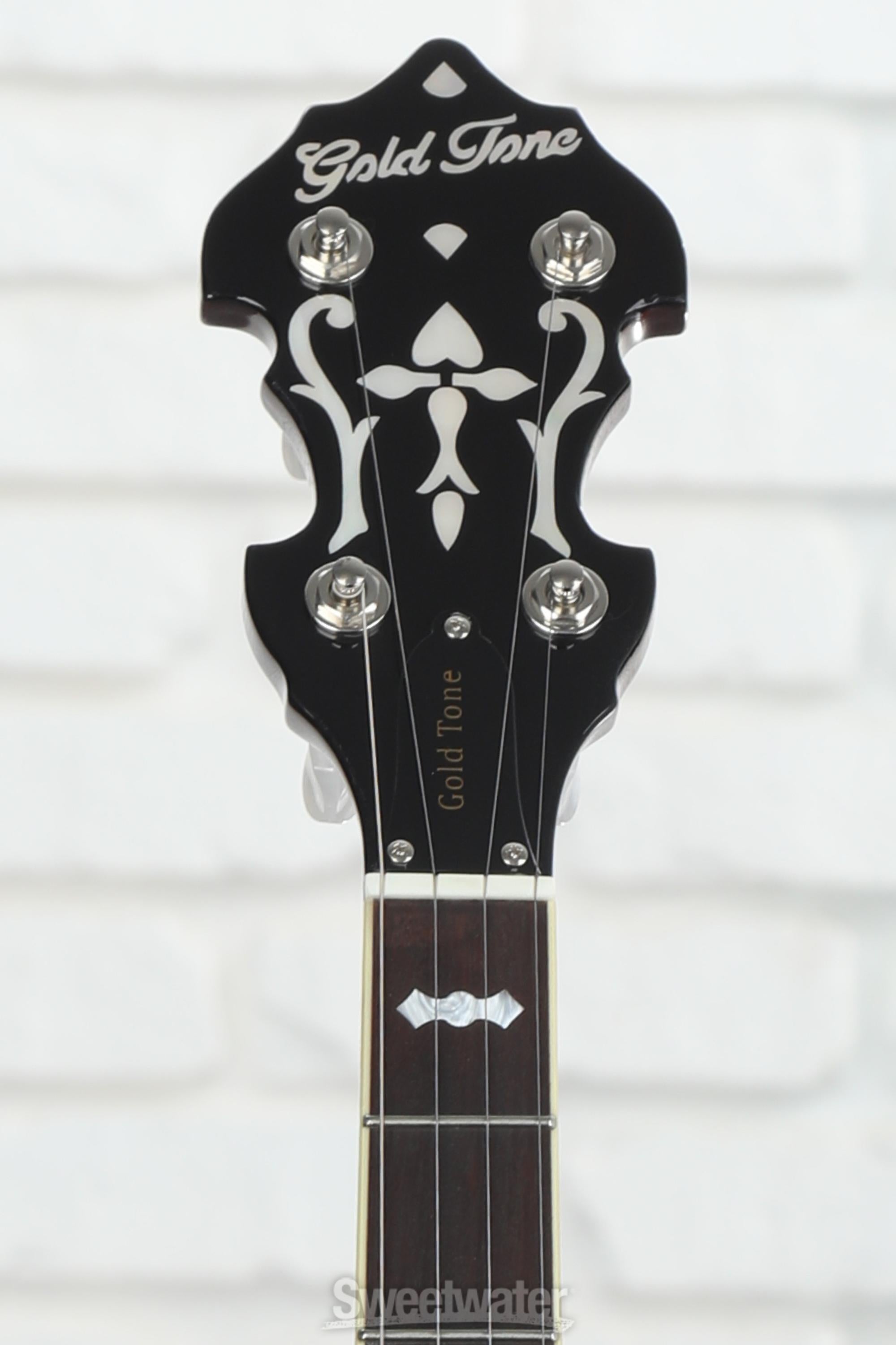 Gold Tone Mastertone OB-3 Orange Blossom "Twanger" Prewar-style Resonator Banjo - Natural/High ...