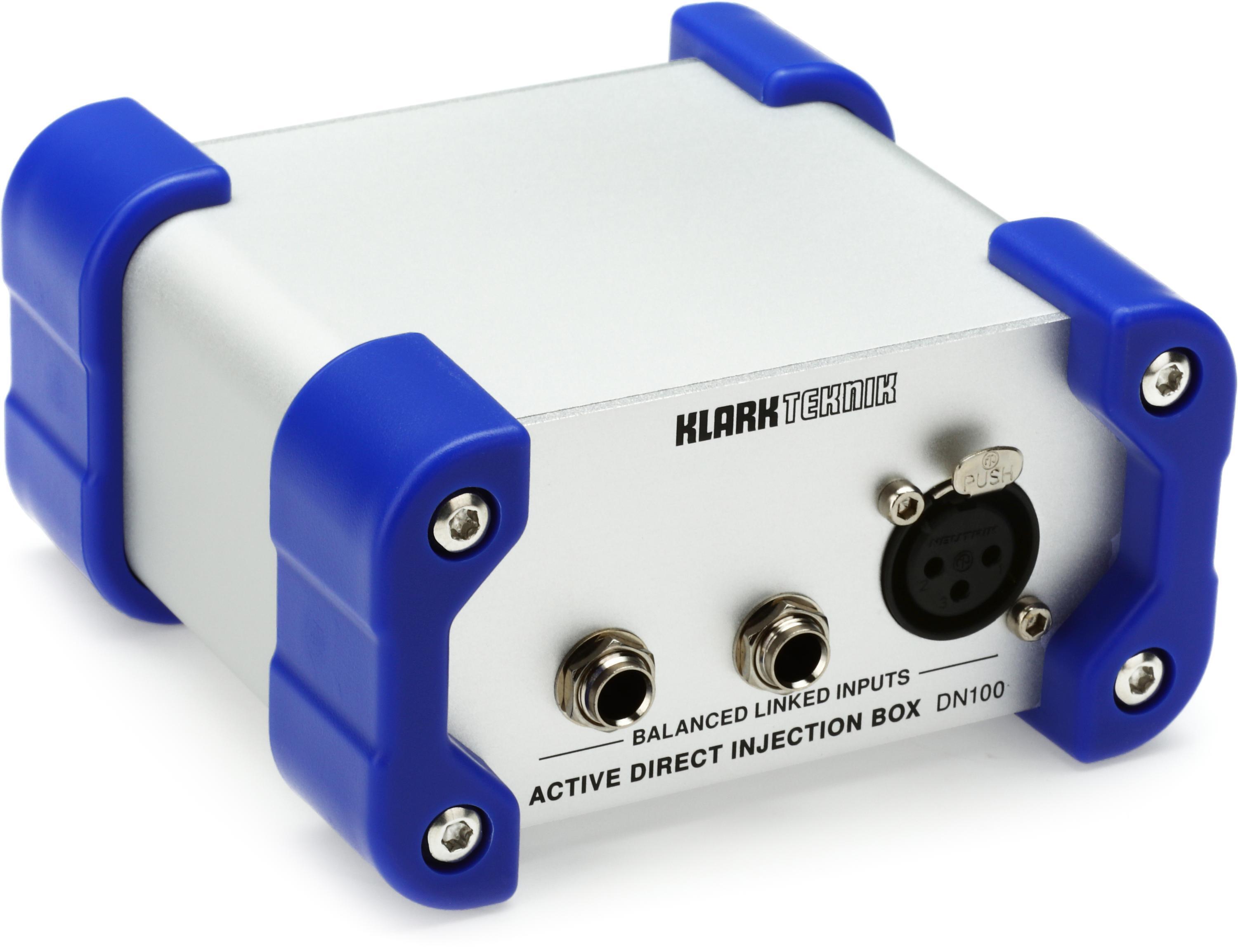 Klark Teknik DN100 V2 1-channel Active Direct Box with Extended Dynamic ...