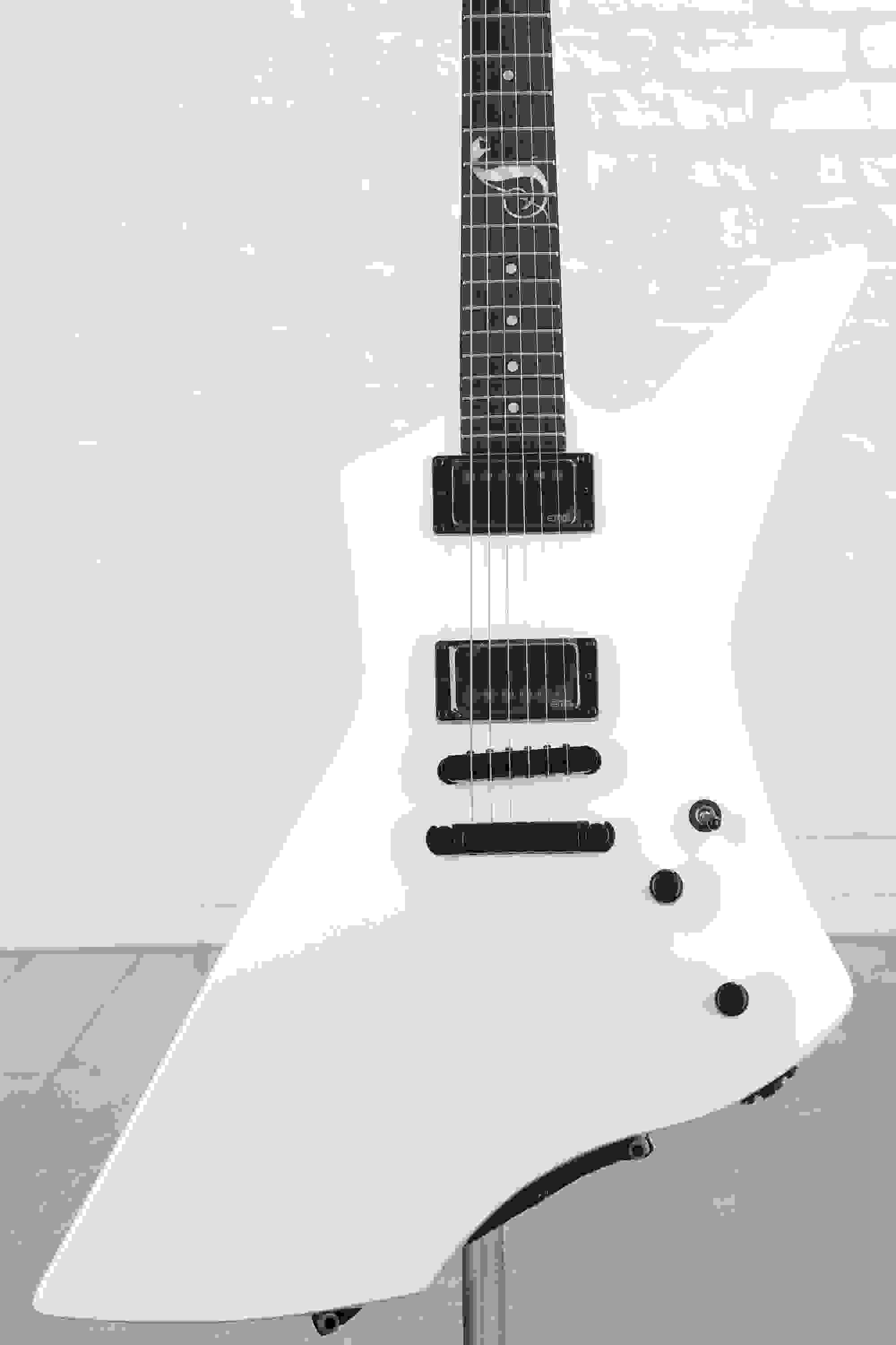 ESP LTD James Hetfield Signature Snakebyte - Snow White | Sweetwater