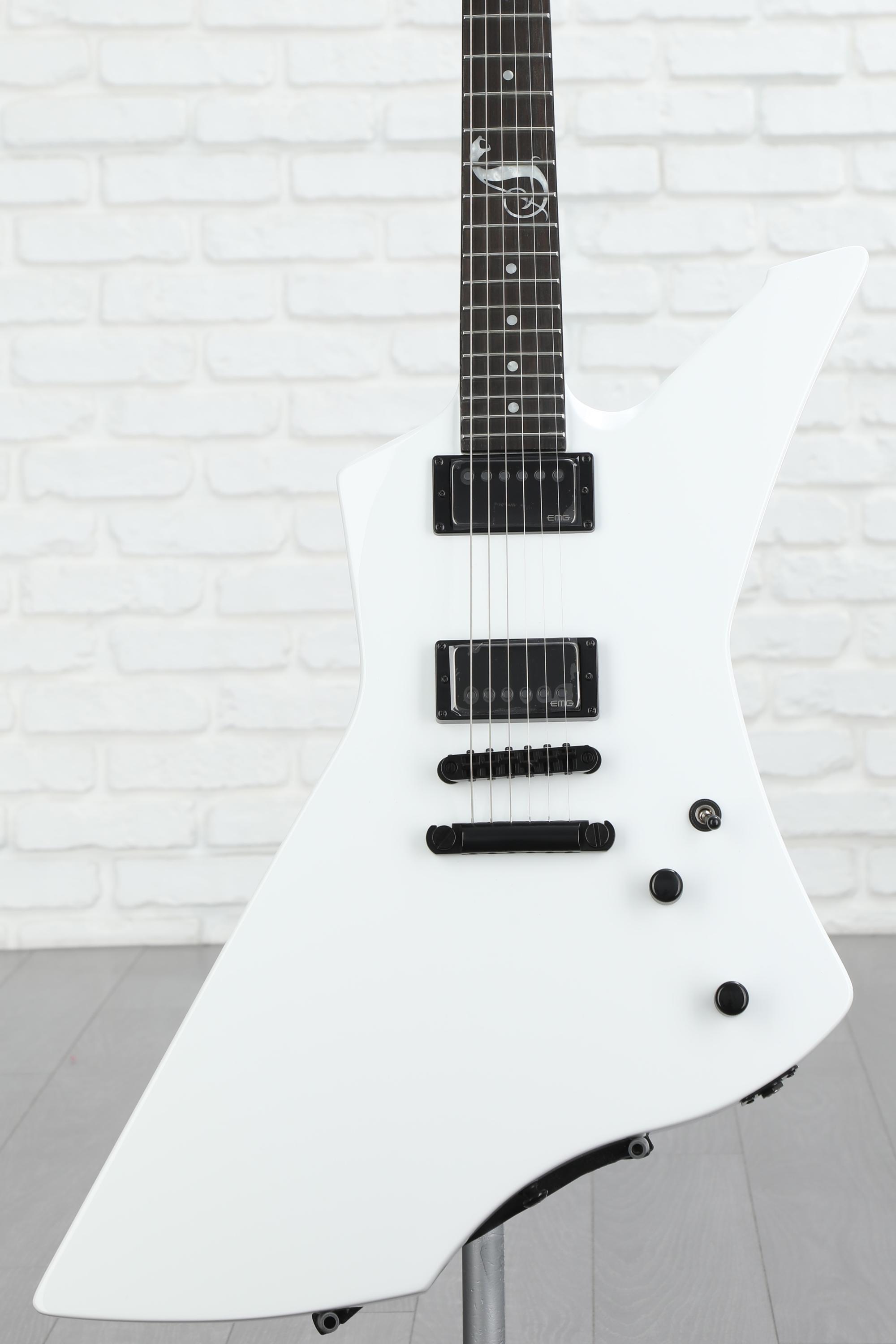 ESP LTD James Hetfield Signature Snakebyte - Snow White | Sweetwater