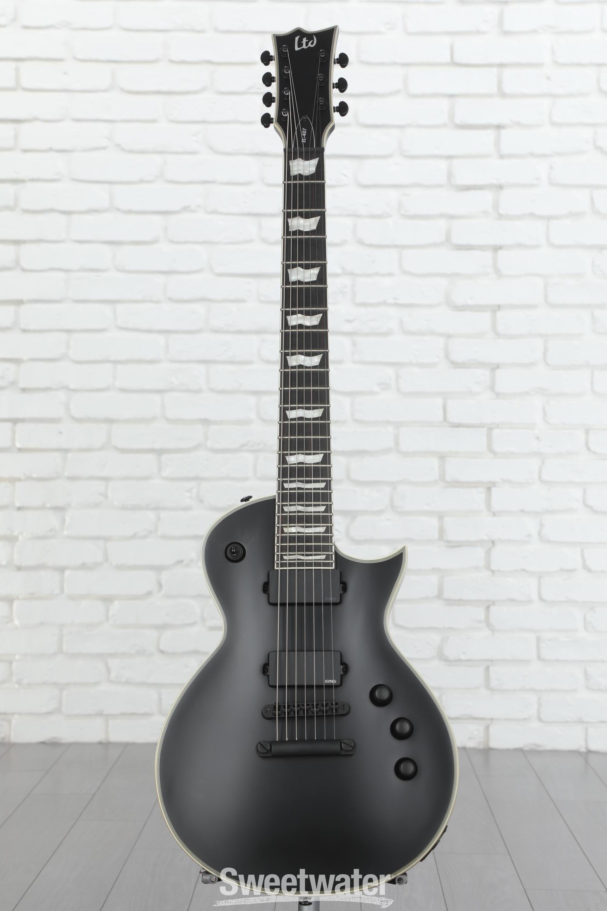 ESP LTD EC-407 - Black Satin | Sweetwater