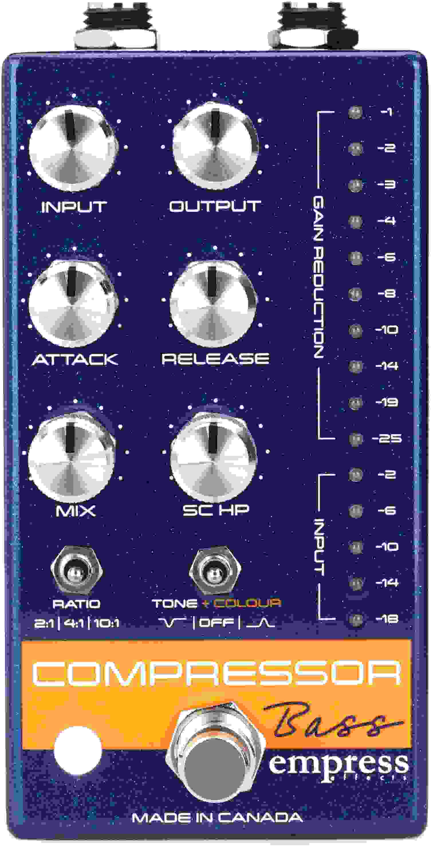Empress Effects Bass Compressor Pedal - Blue | Sweetwater