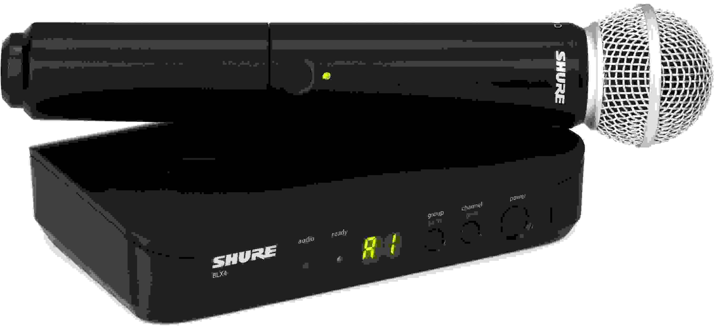 Shure BLX24/SM58 Wireless Handheld Microphone System - H9 Band | Sweetwater