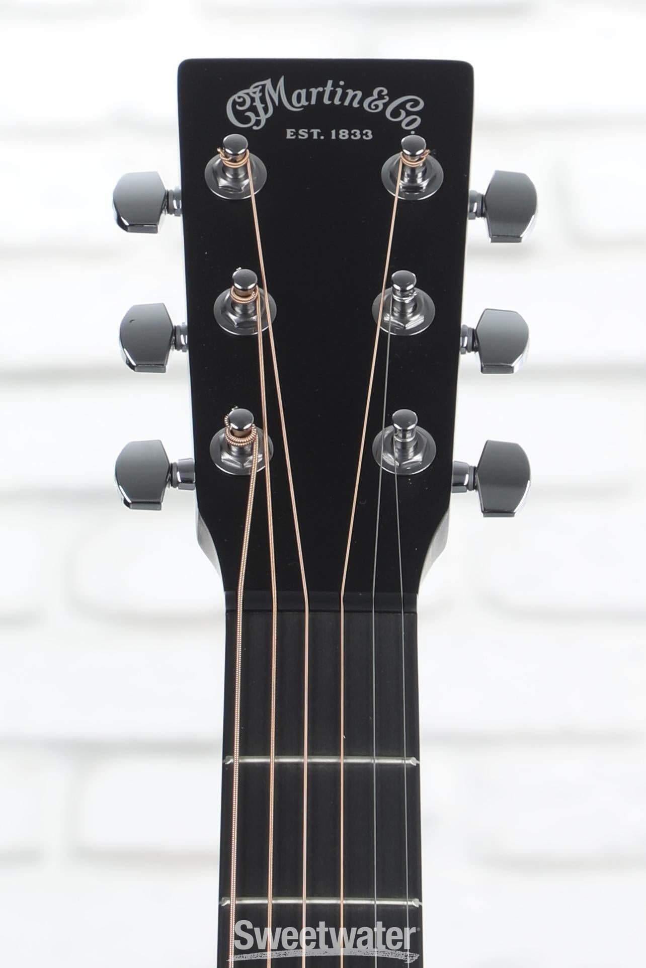 Martin DX Johnny Cash - Jett Black | Sweetwater