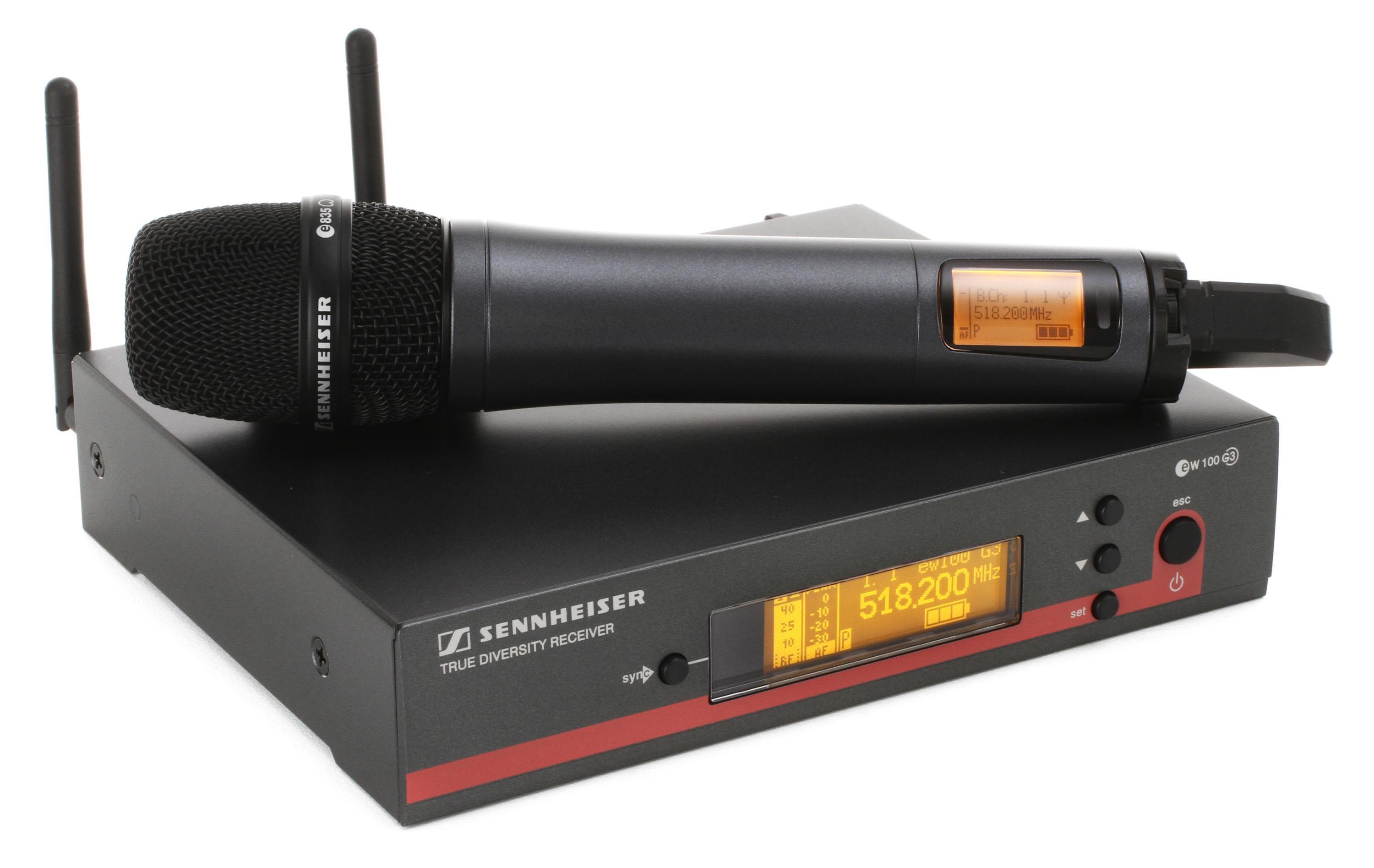 Sennheiser EW 135 G3 Wireless Handheld Microphone System - A-1 Band | Sweetwater