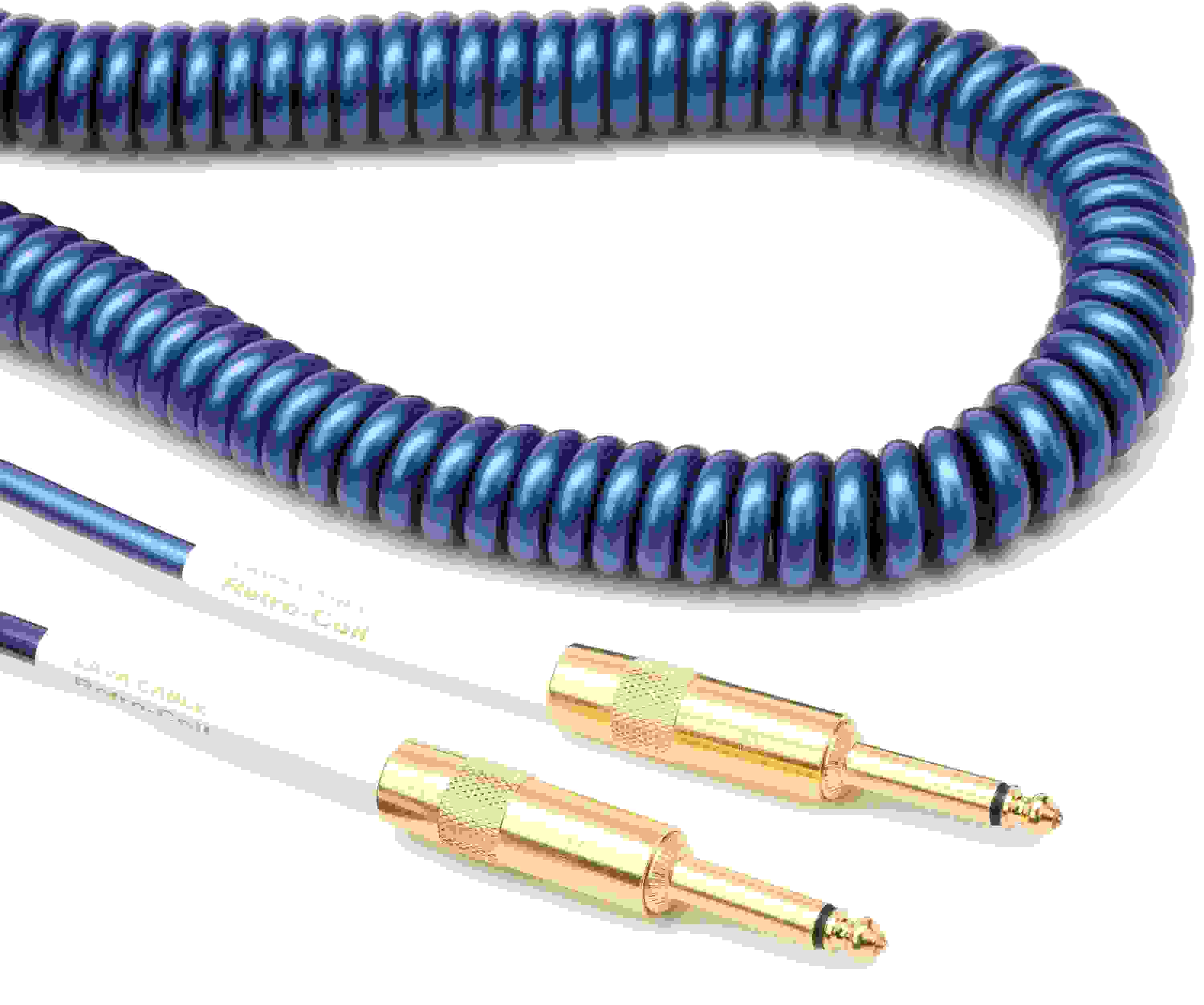 Lava Cable LCMCLD Morph Coil Instrument Cable - 25 foot, Blue/Purple ...