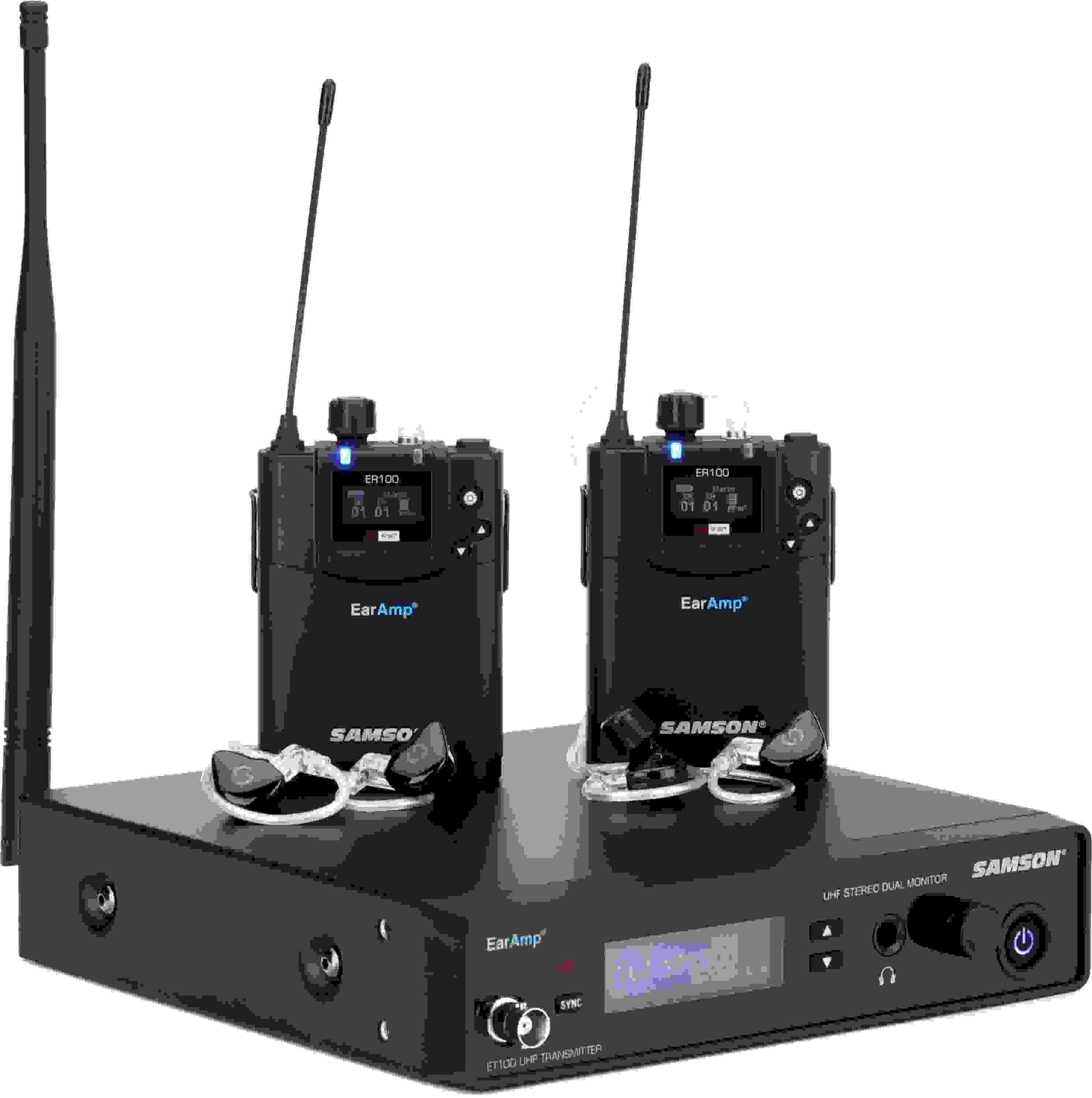 Samson EarAmp 100 Wireless In-ear Monitoring System Twin Pack | Sweetwater