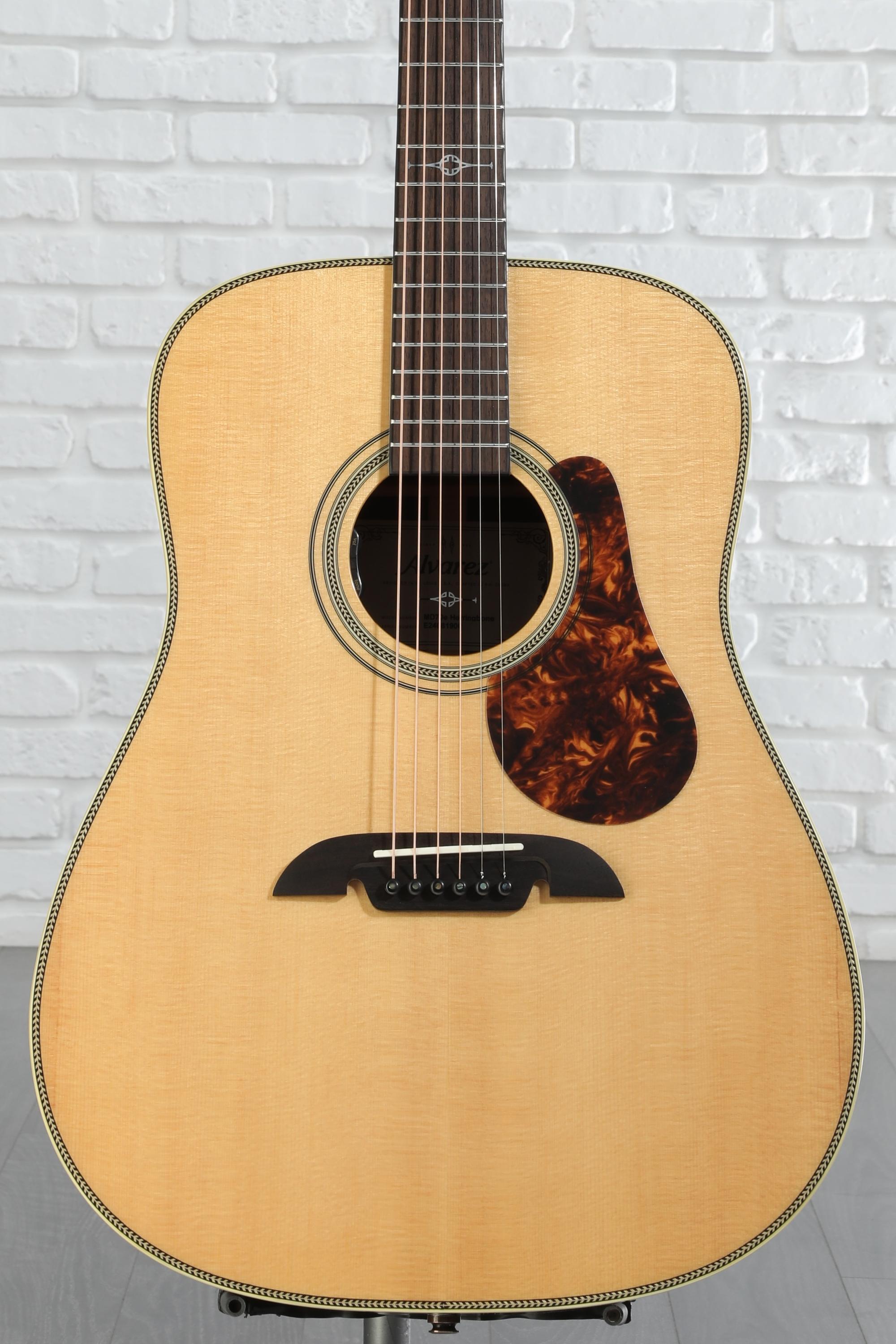 Alvarez MD70e Herringbone Masterworks Series Acoustic-electric Guitar ...