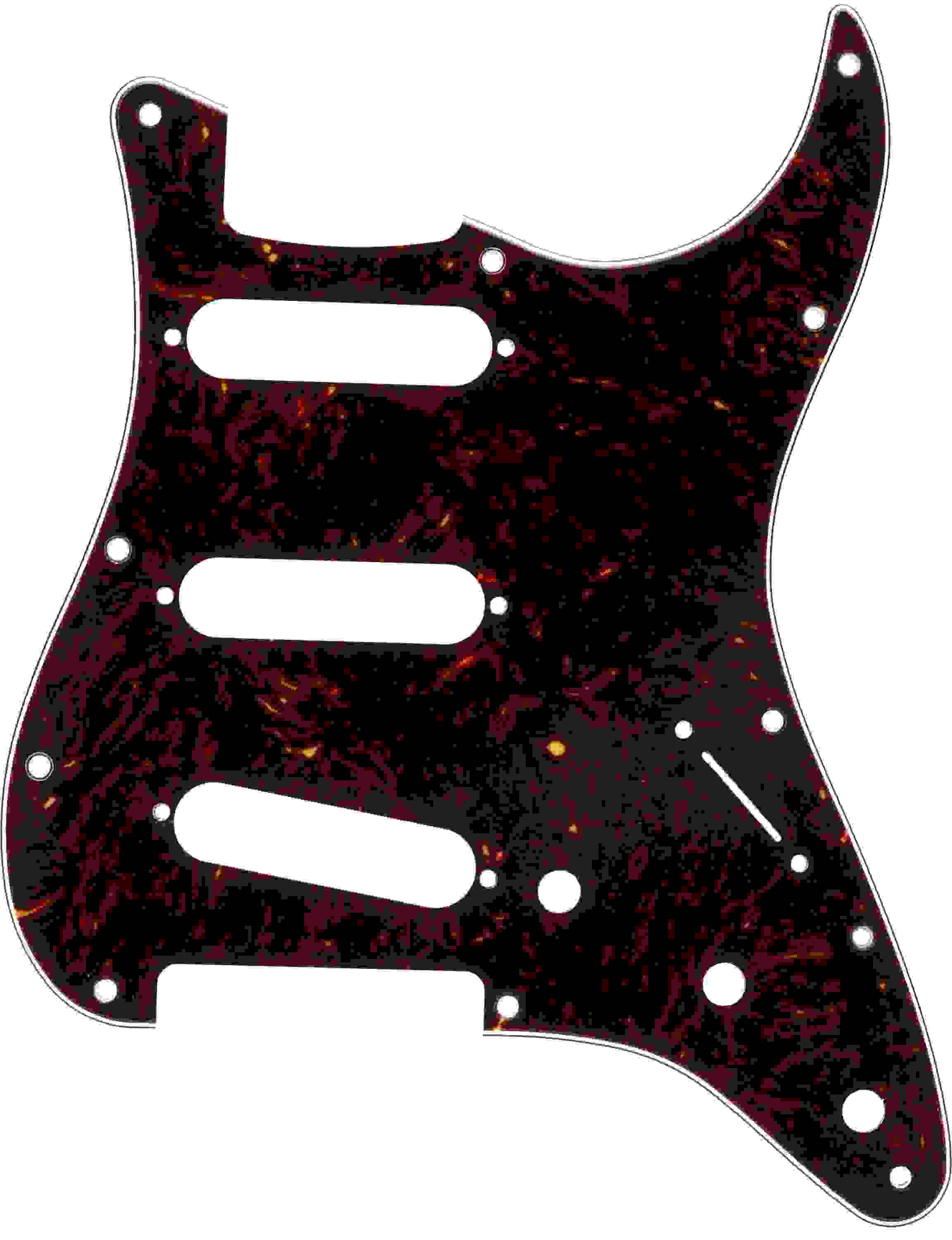 Fender 11-hole Modern-style Stratocaster S/S/S Pickguard - Tortoise ...