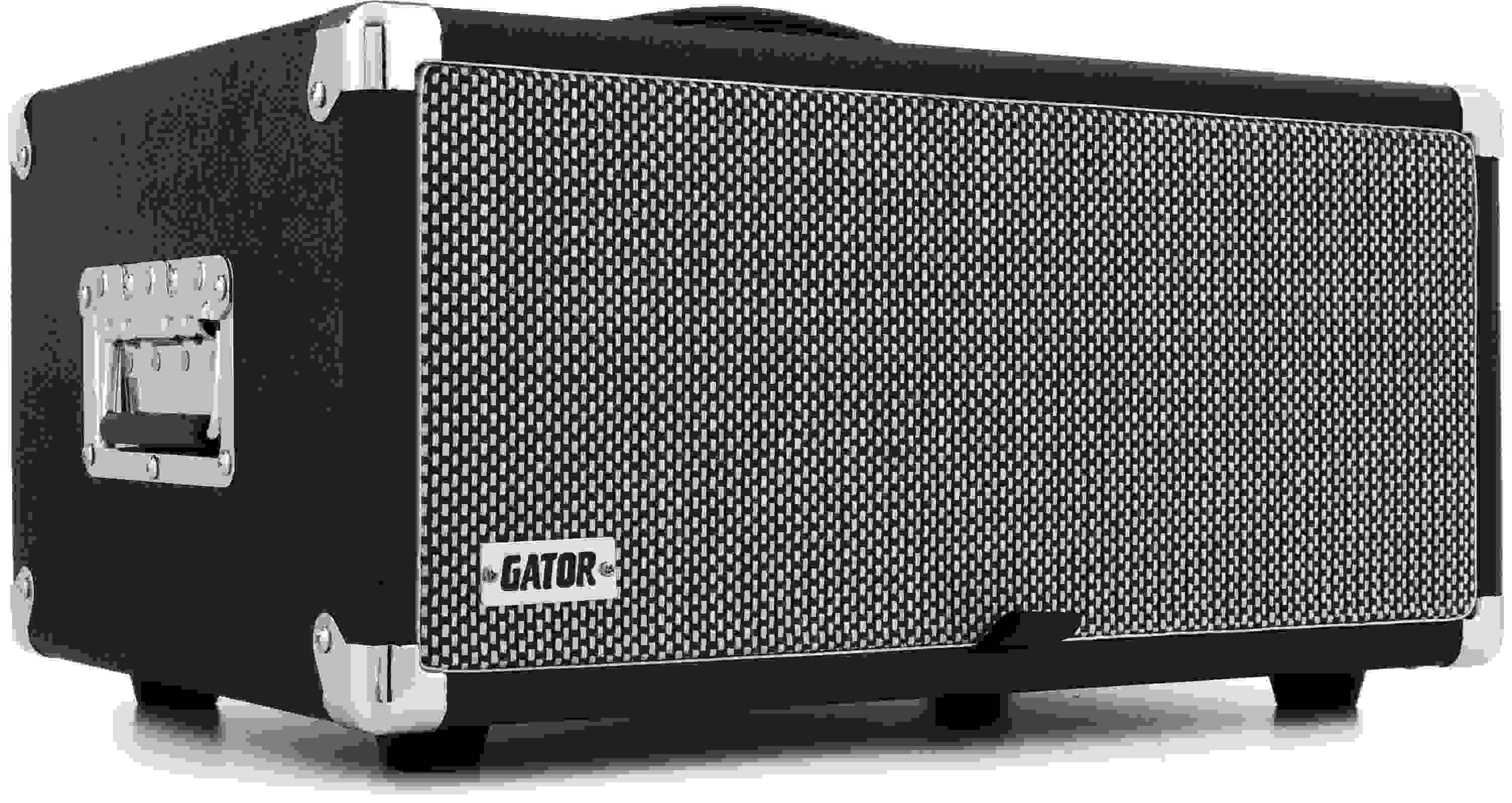 Gator GR-RETRORACK-4BK Vintage Amp Vibe Rack Case - 4U Black | Sweetwater