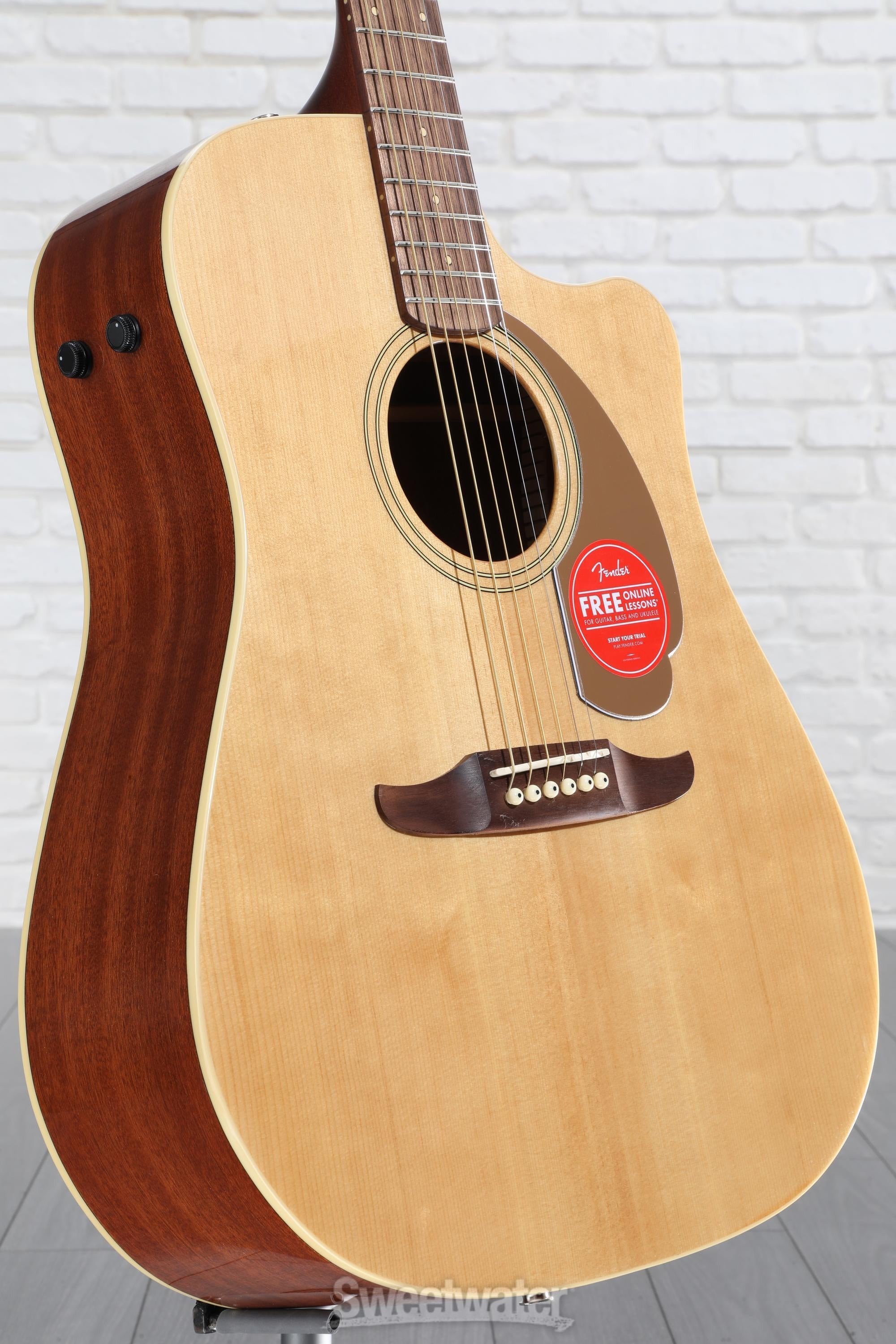 Fender Redondo Player Acoustic-electric Guitar - Natural | Sweetwater