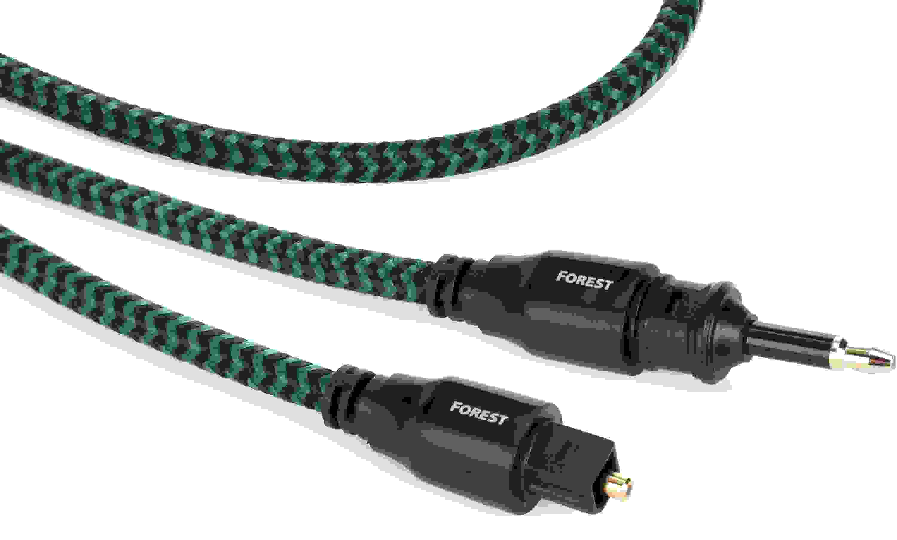 AudioQuest Forest Optical TOSlink Fiber-optic Cable and Mini Adapter ...