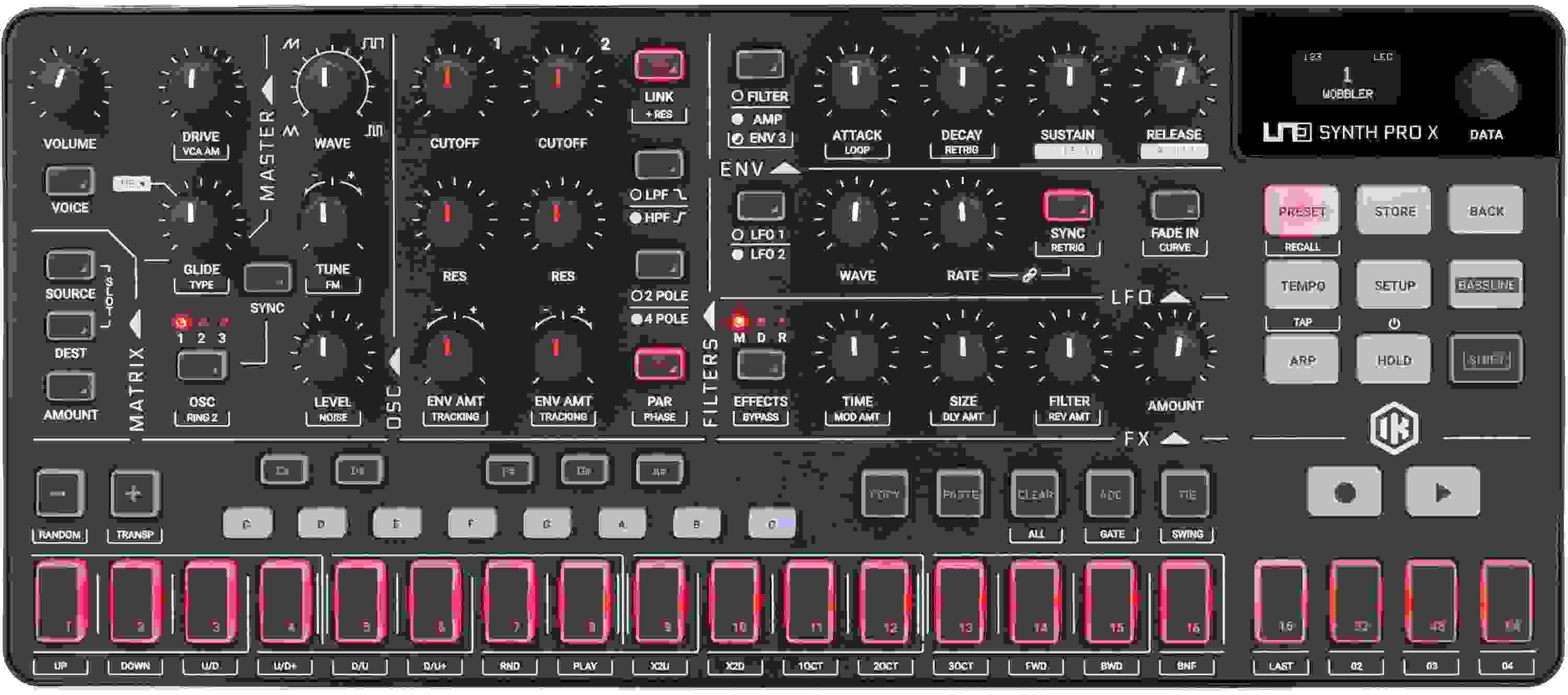 IK Multimedia UNO Synth Pro X Paraphonic Analog Synthesizer | Sweetwater