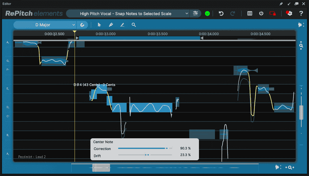 Synchro Arts RePitch Elements Pitch and Time Editing Plug-in | Sweetwater