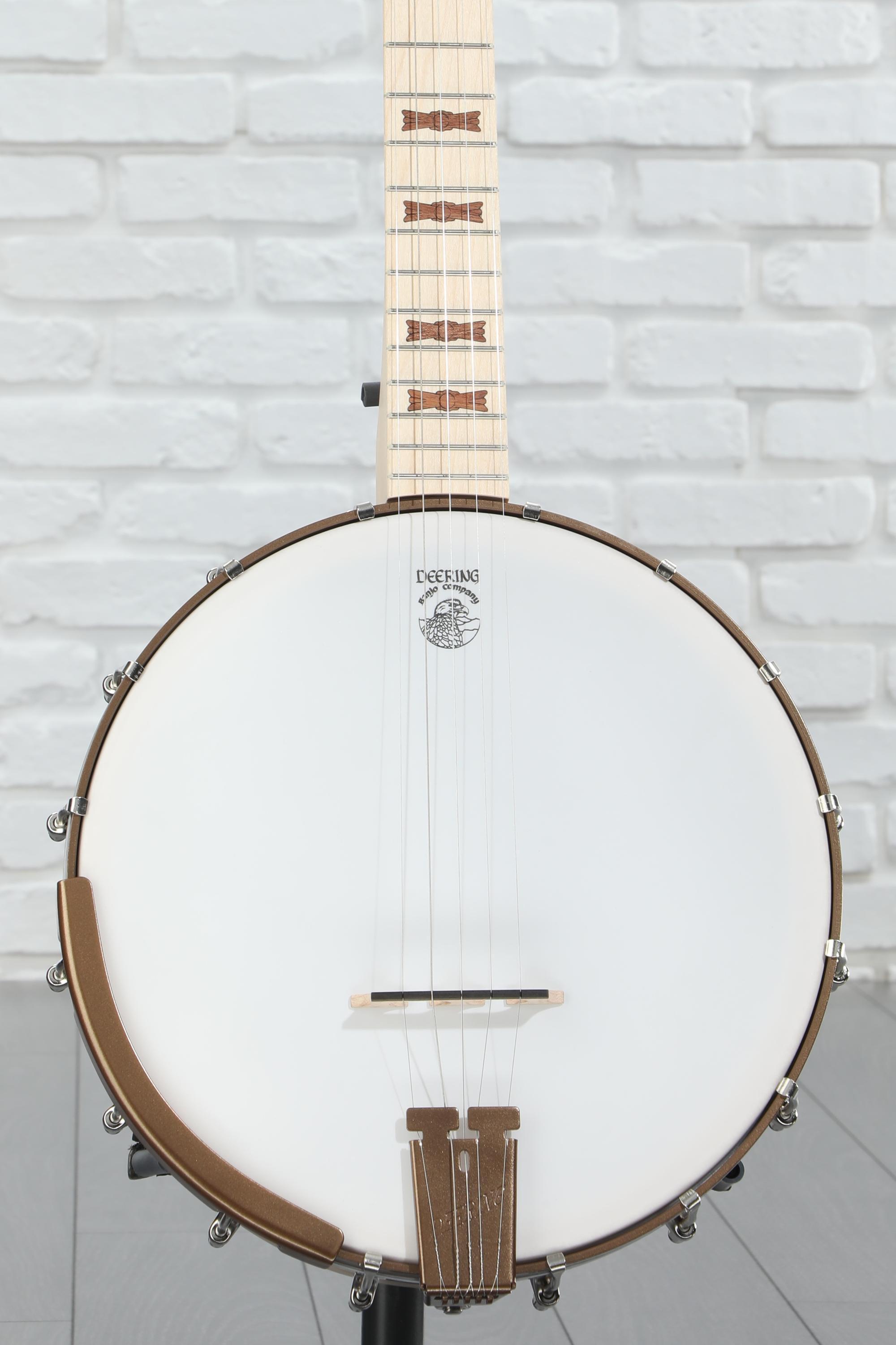 Deering Goodtime Parlor 5-string Open-back Banjo - Blonde Satin ...