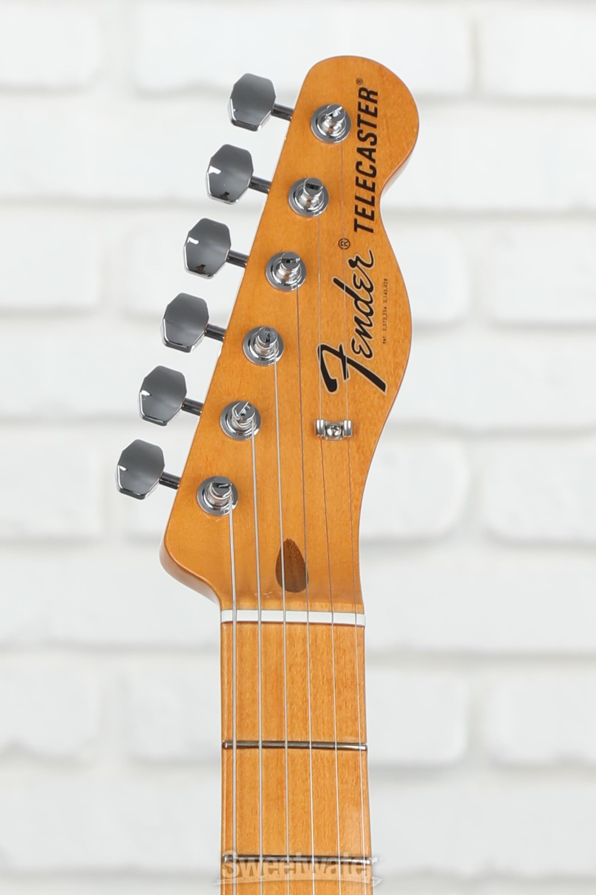 Fender Vintera II '60s Telecaster Thinline Electric Guitar - Black ...