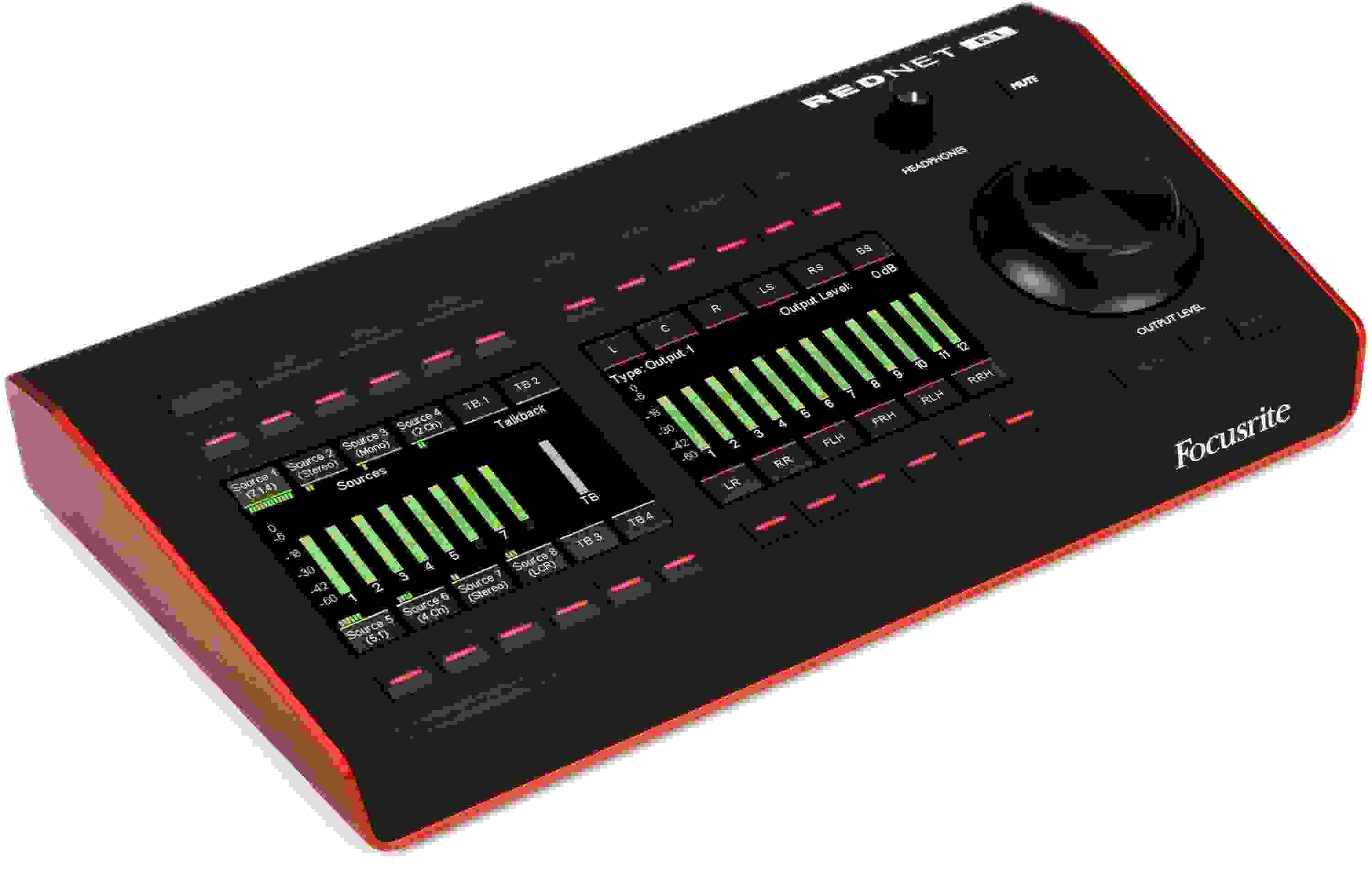 Focusrite RedNet R1 Desktop Remote Controller for Red Interfaces ...
