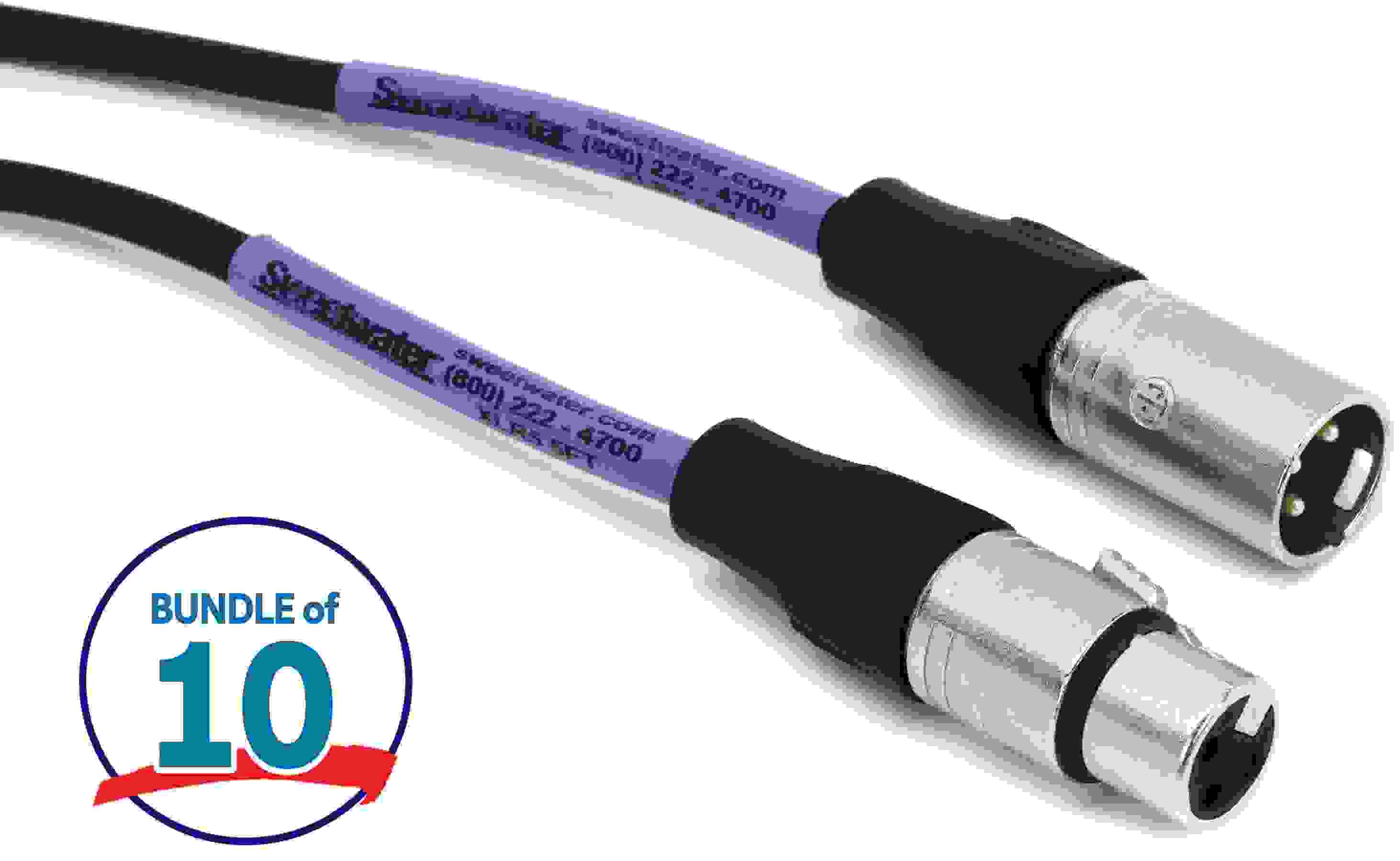 Pro Co EXM-5 Excellines XLR Female to XLR Male Patch Cable - 5 foot (10 ...
