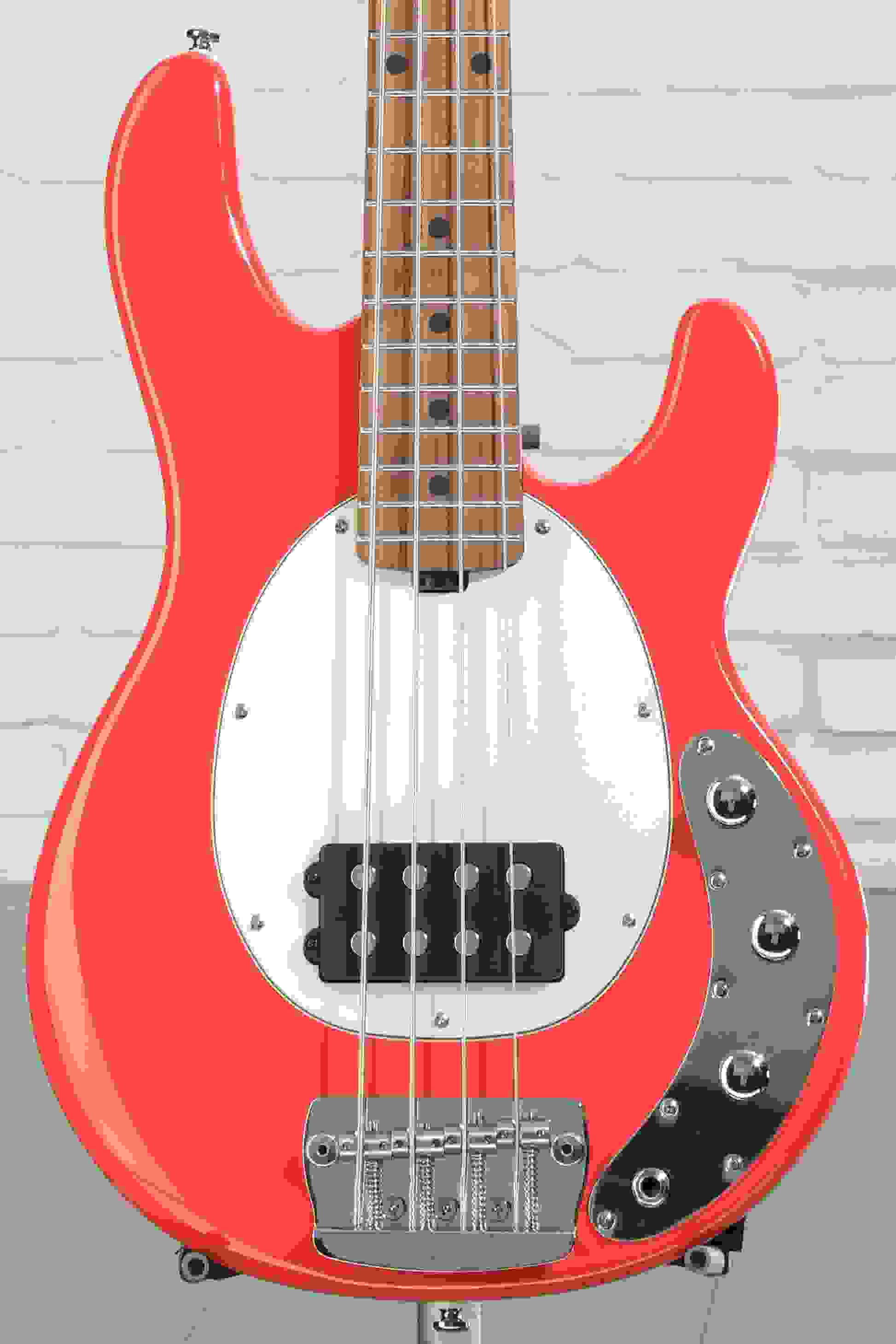 Sterling By Music Man StingRay RAYSS4 Short-scale Bass Guitar - Fiesta ...