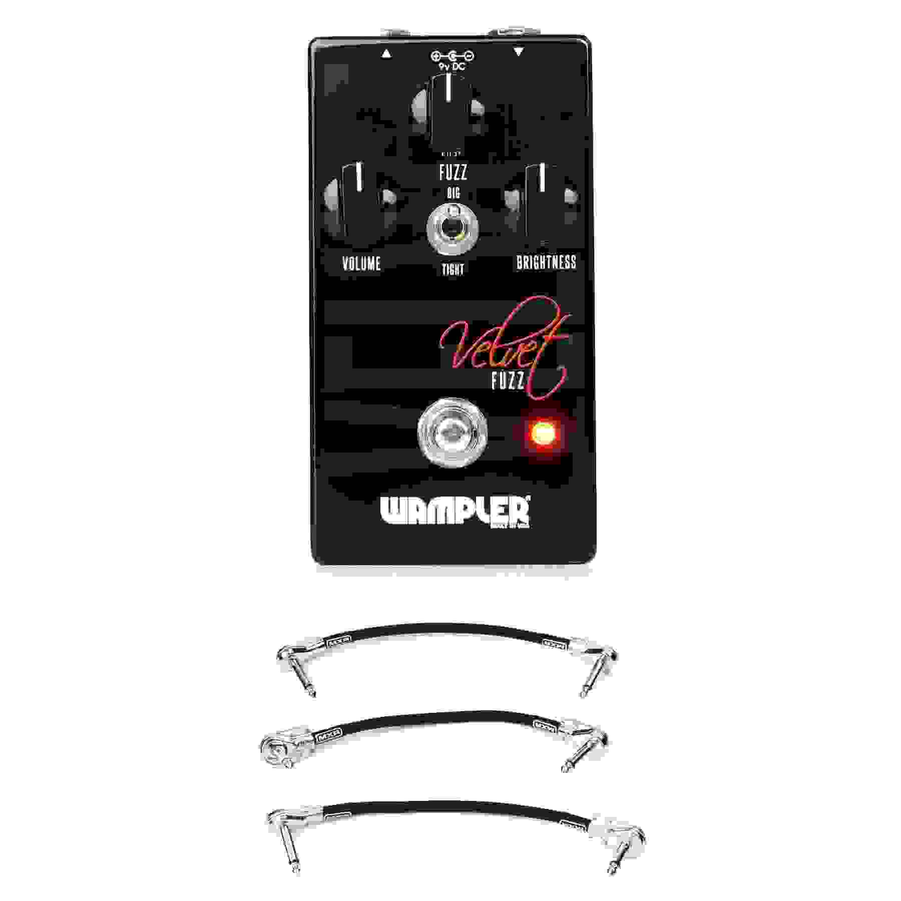 Wampler Velvet Fuzz Pedal with Patch Cables | Sweetwater