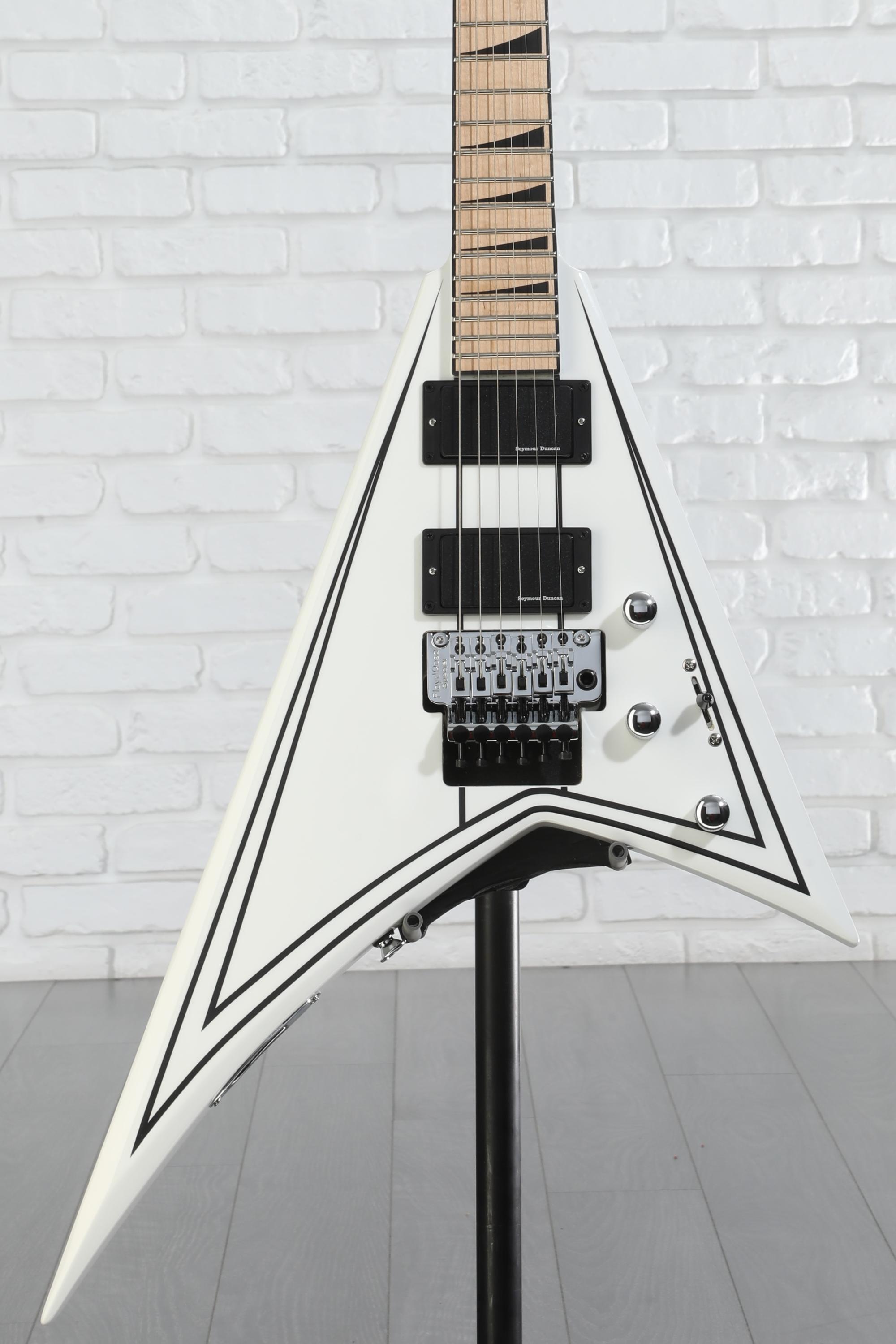 Jackson Rhoads RRX24M - Snow White with Black Pinstripes | Sweetwater