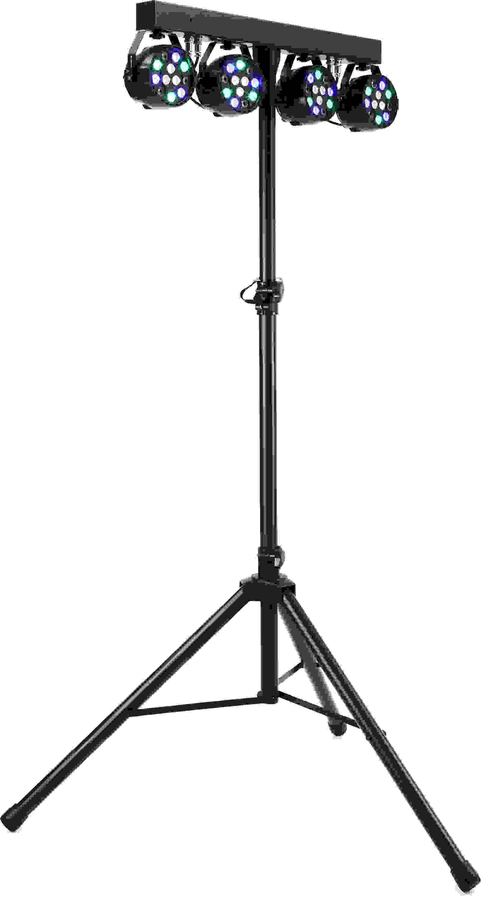 Eliminator Mini Par Bar 4x RGBW Par LED Lighting System | Sweetwater