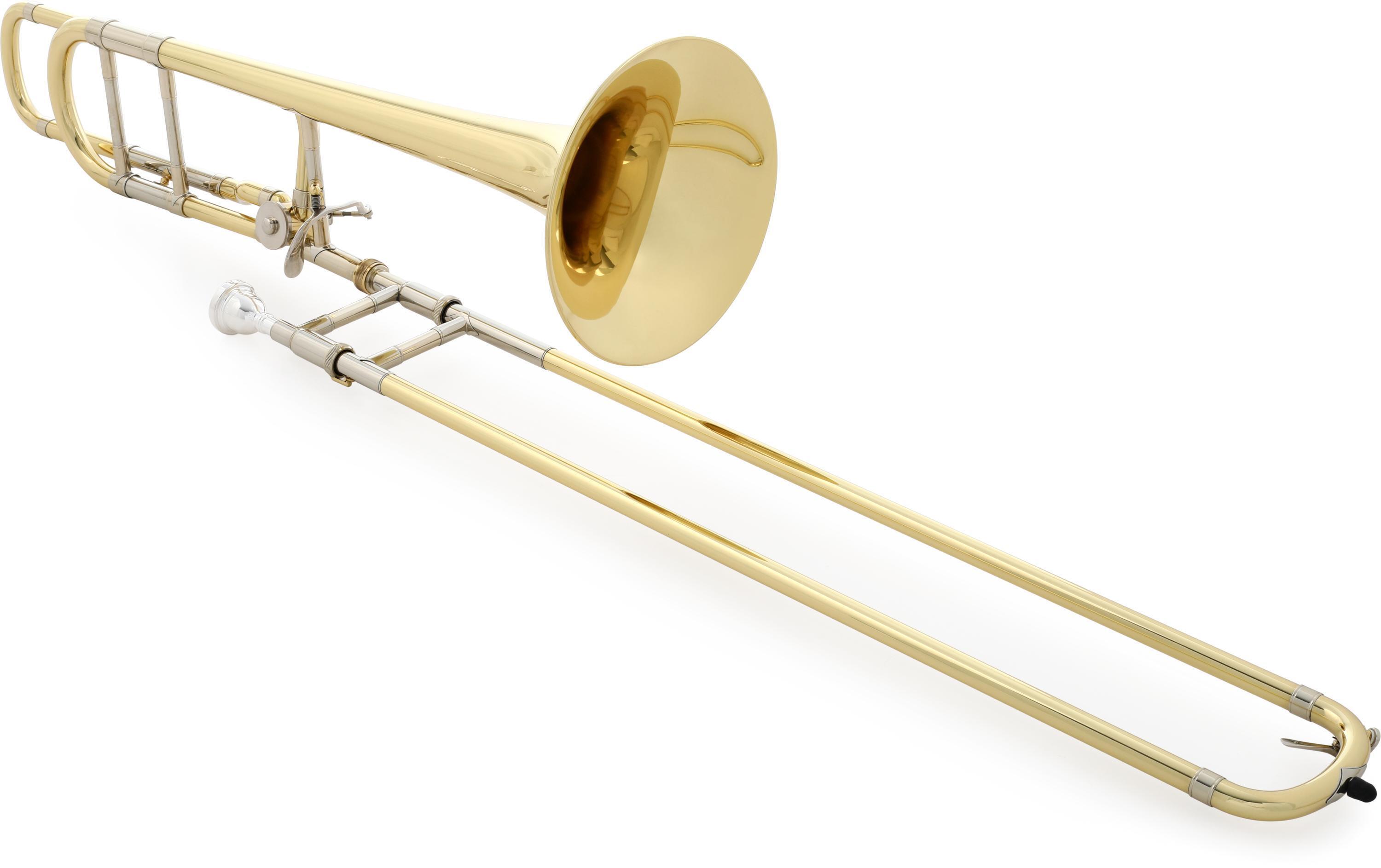 Bach 36B Stradivarius Professional Trombone - F-Attachment - Open Wrap ...
