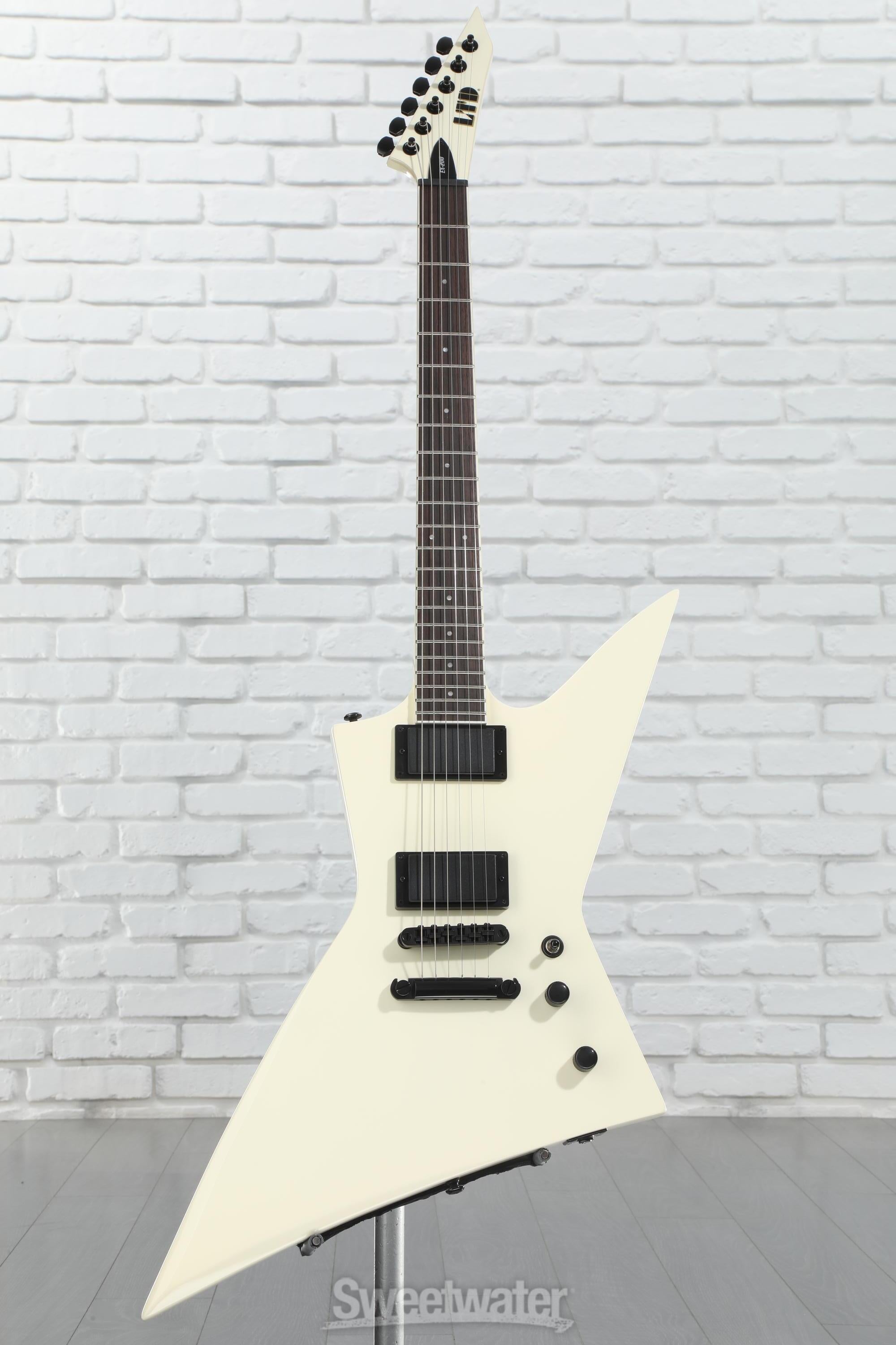 ESP LTD EX-200 Solidbody Electric Guitar - Olympic White | Sweetwater