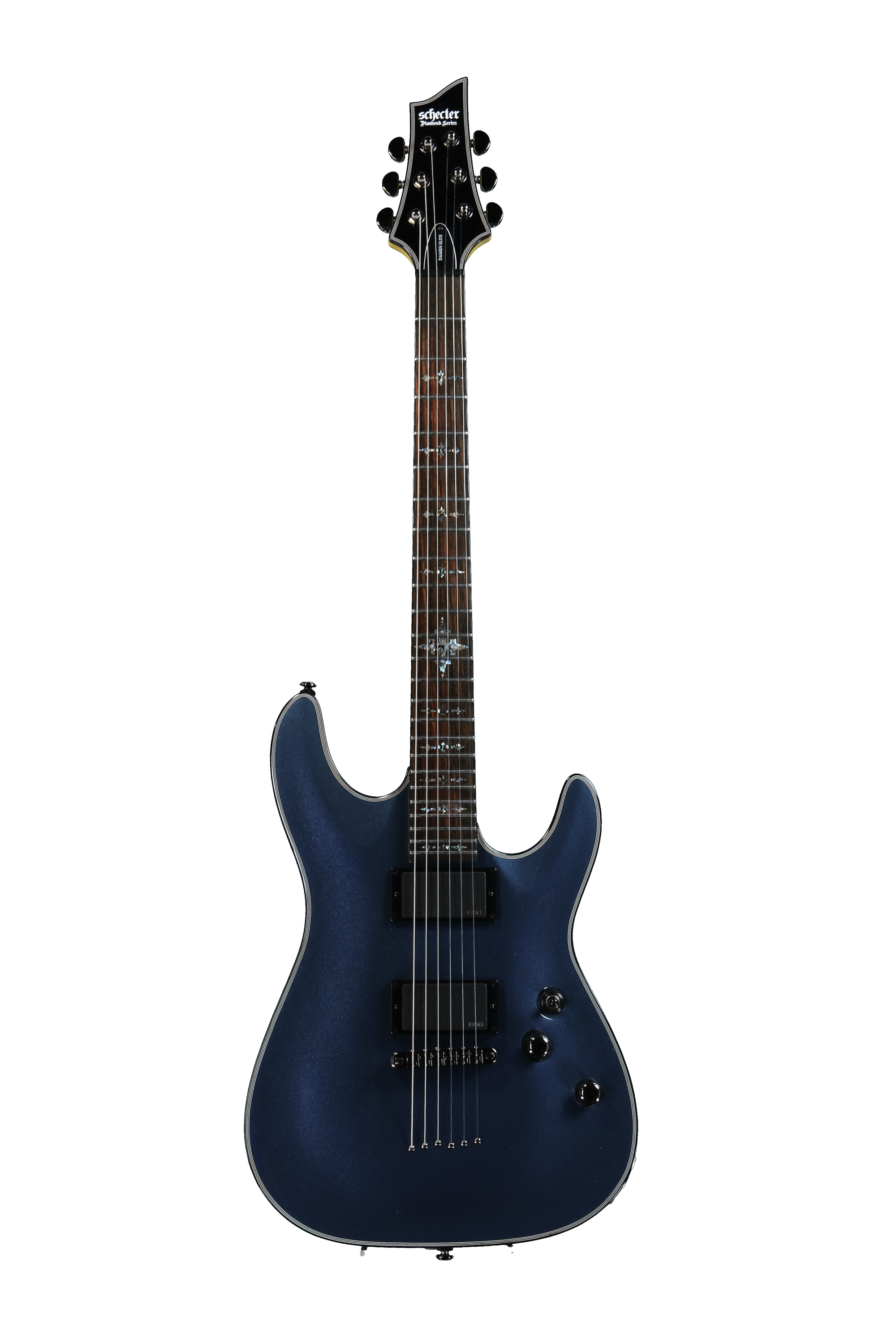 Schecter Damien Elite-6 - Dark Metallic Blue | Sweetwater