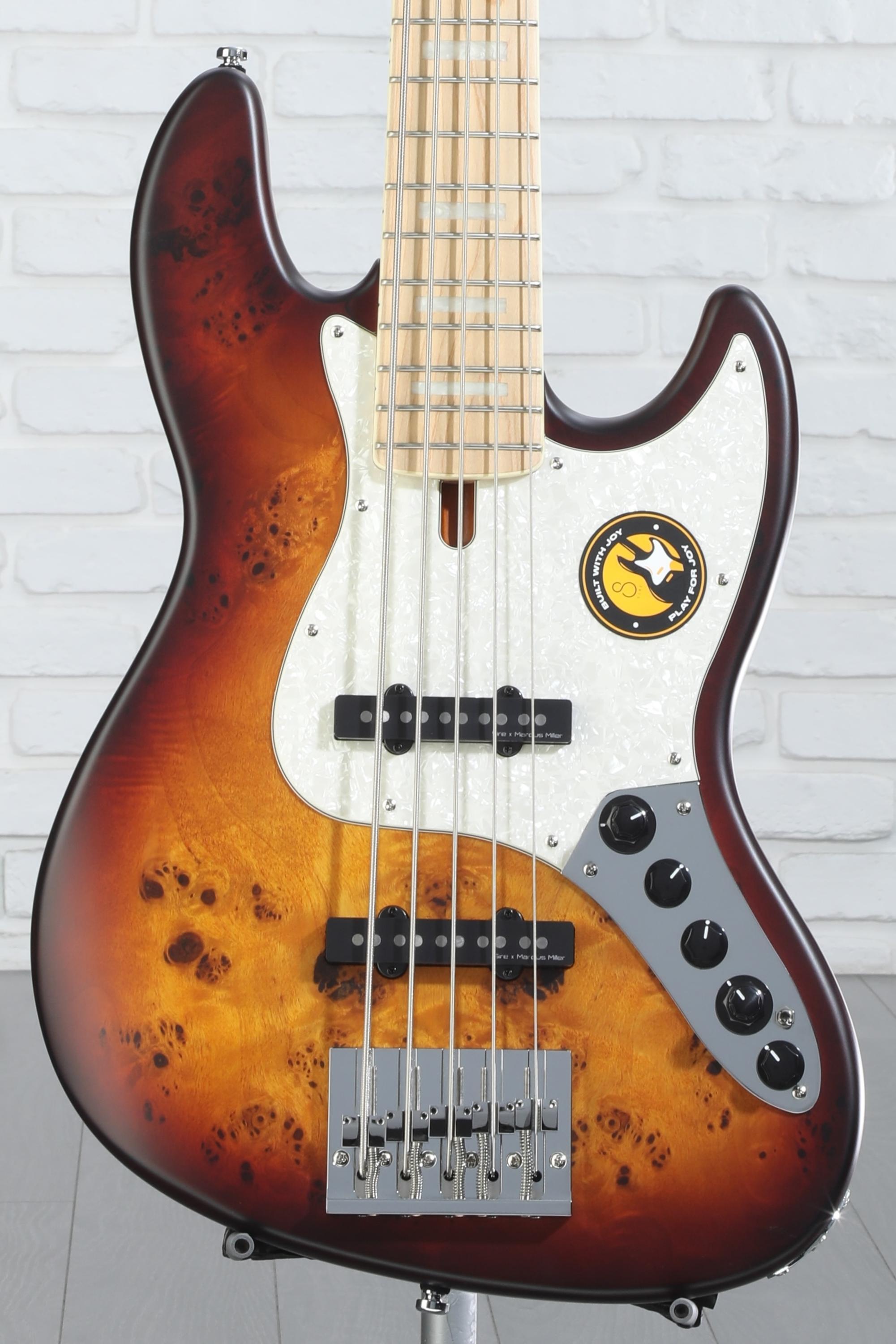 Sire Marcus Miller V7 Swamp Ash Reissue 5-string Bass Guitar - Tobacco ...