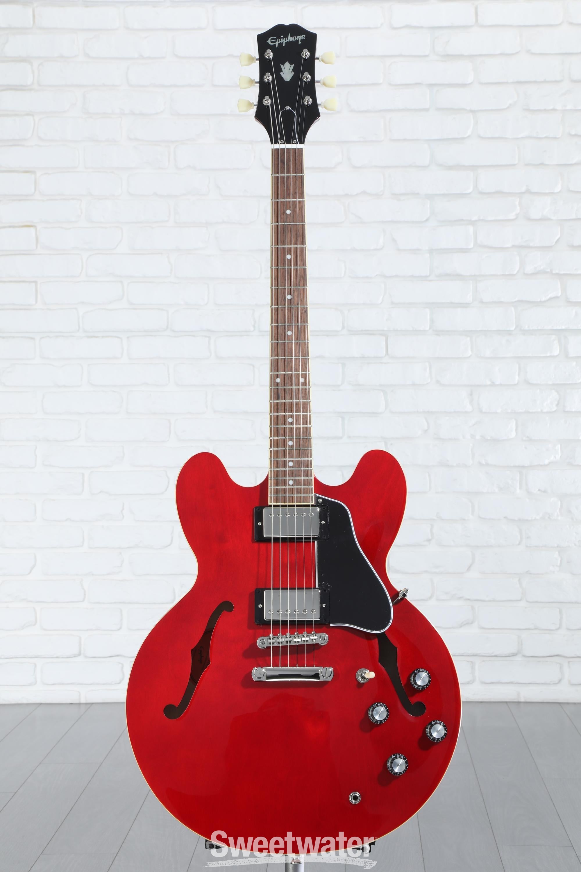 Epiphone ES-335 Semi-hollowbody Electric Guitar - Cherry | Sweetwater