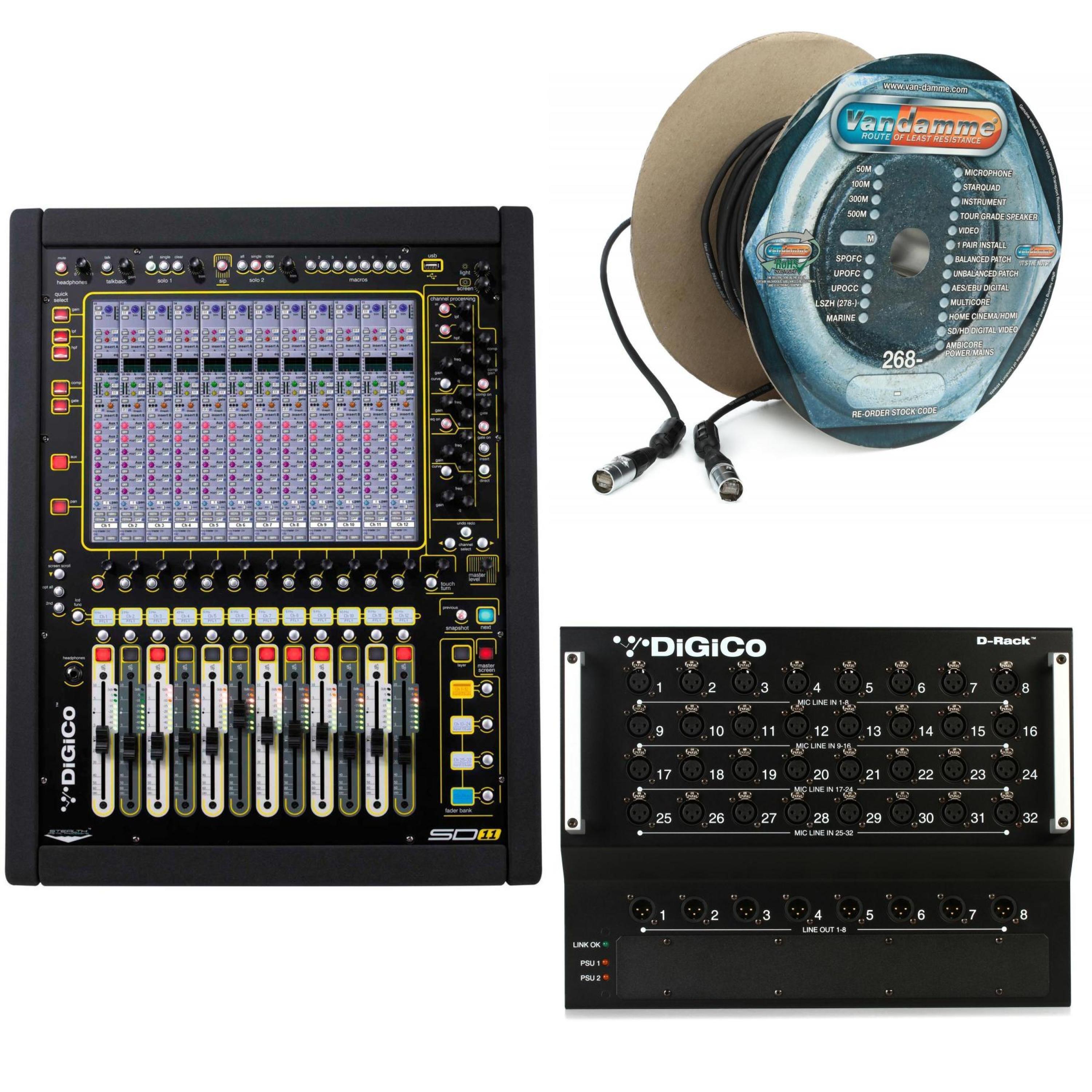 DiGiCo SD11i Rack Pack - MADI Only | Sweetwater