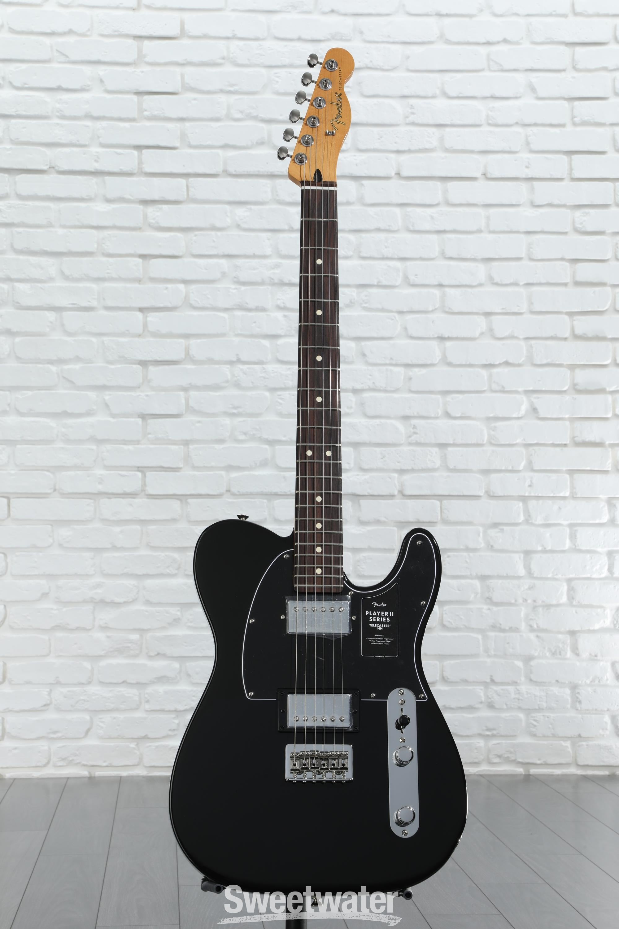 Fender Player II Telecaster HH Electric Guitar - Black with Rosewood ...