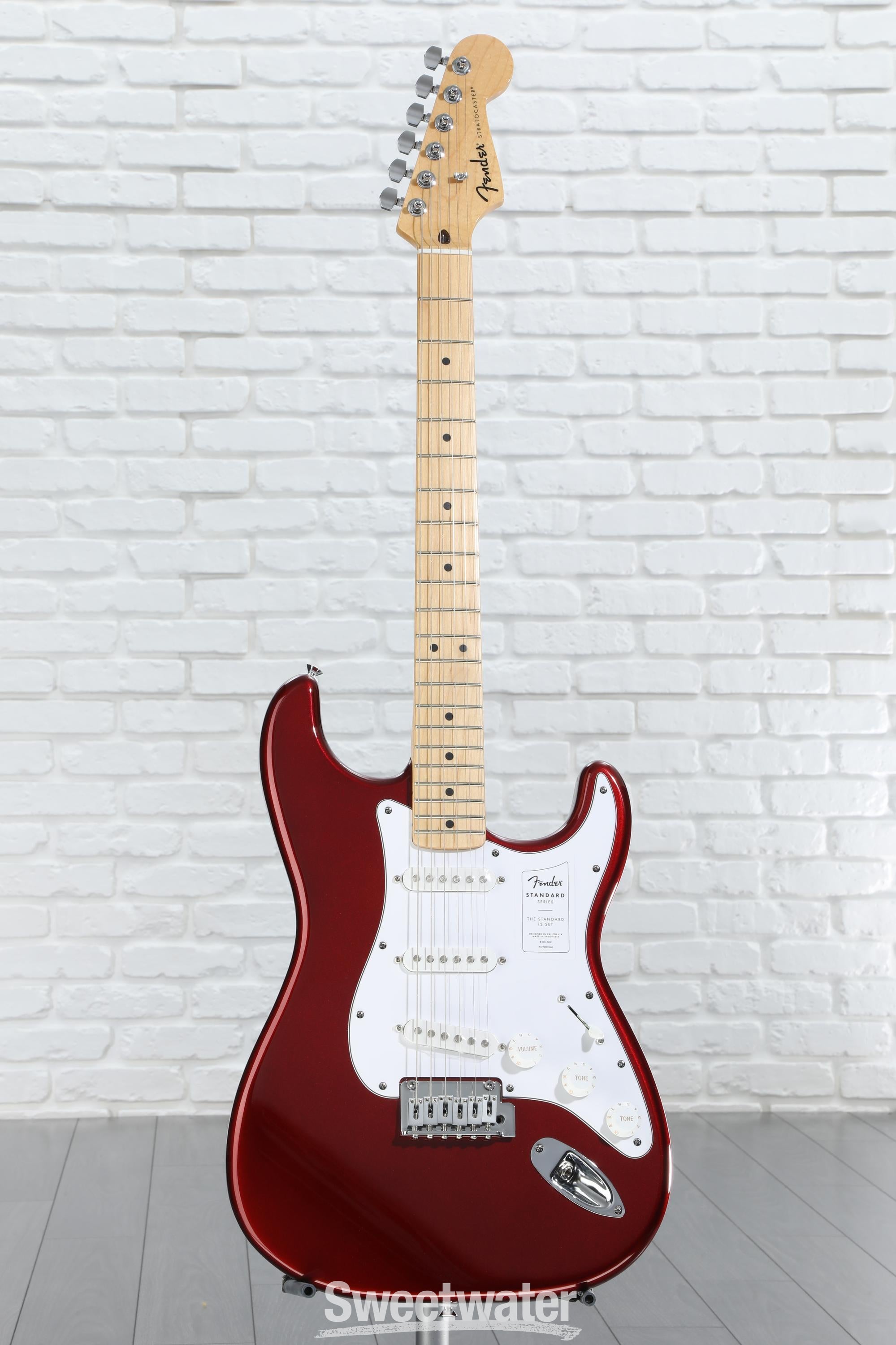 Fender Standard Stratocaster Electric Guitar - Candy Cola | Sweetwater