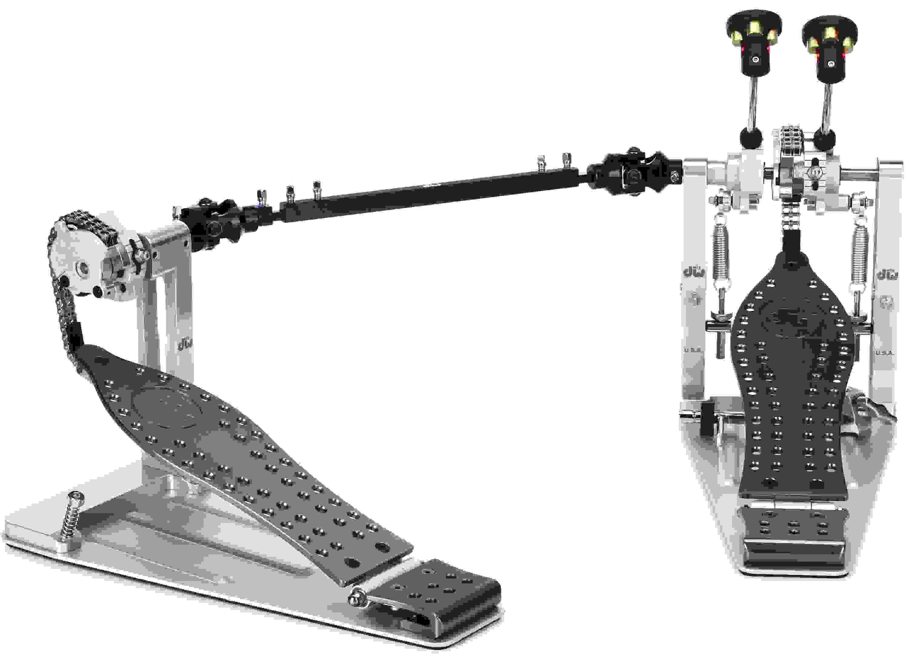 DW DWCPMCD2GR MCD Machined Chain Drive Double Bass Drum Pedal - Gun Metal | Sweetwater