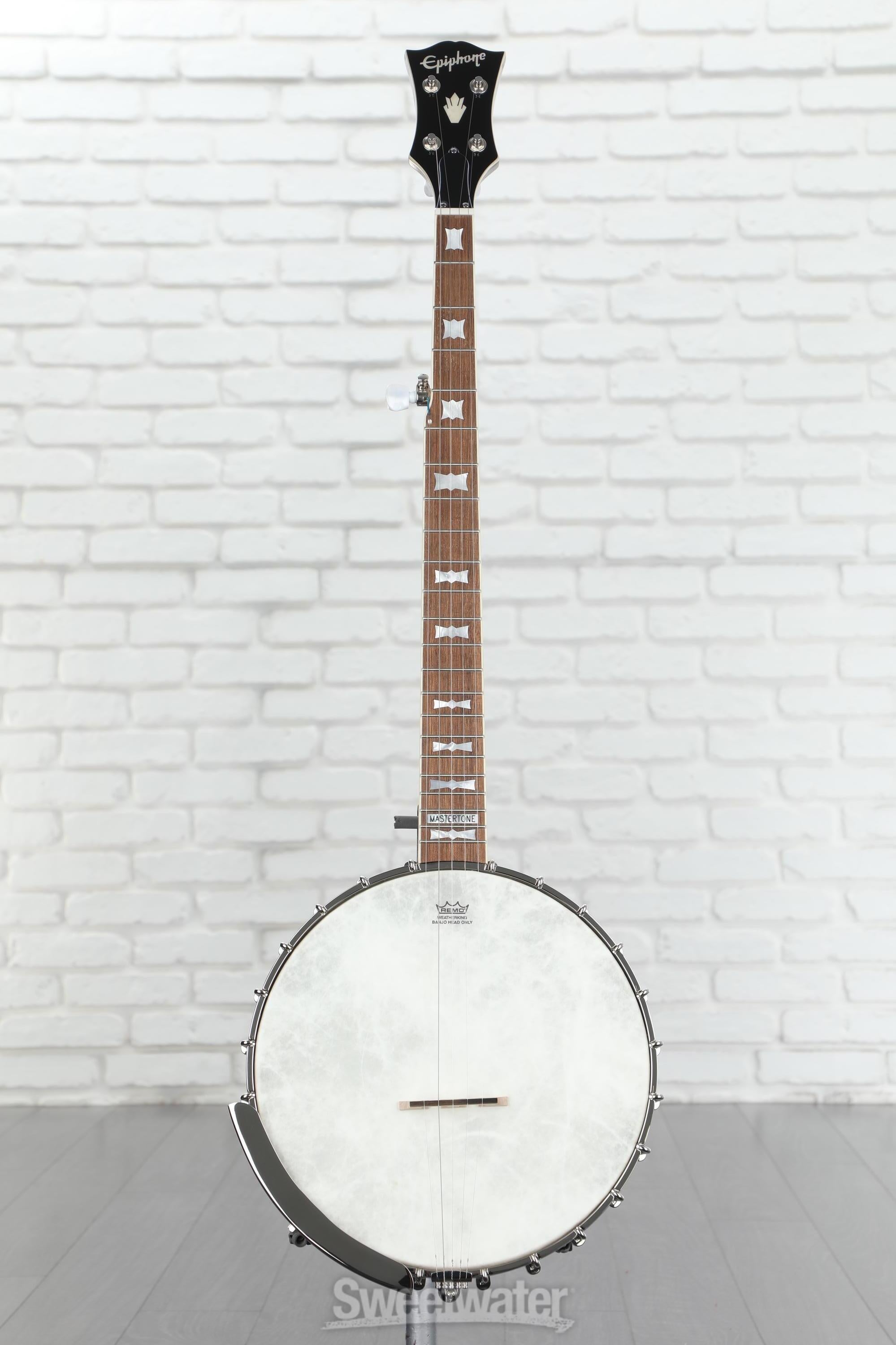 Epiphone Mastertone Bowtie Open-back Banjo | Sweetwater