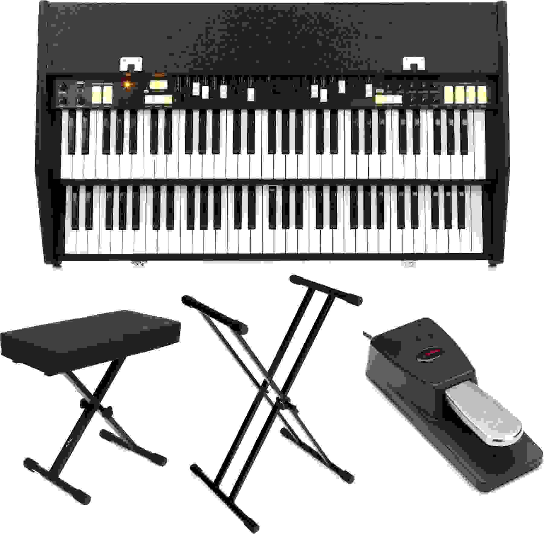 Crumar Mojo Suitcase Double Manual Organ Essentials Bundle | Sweetwater