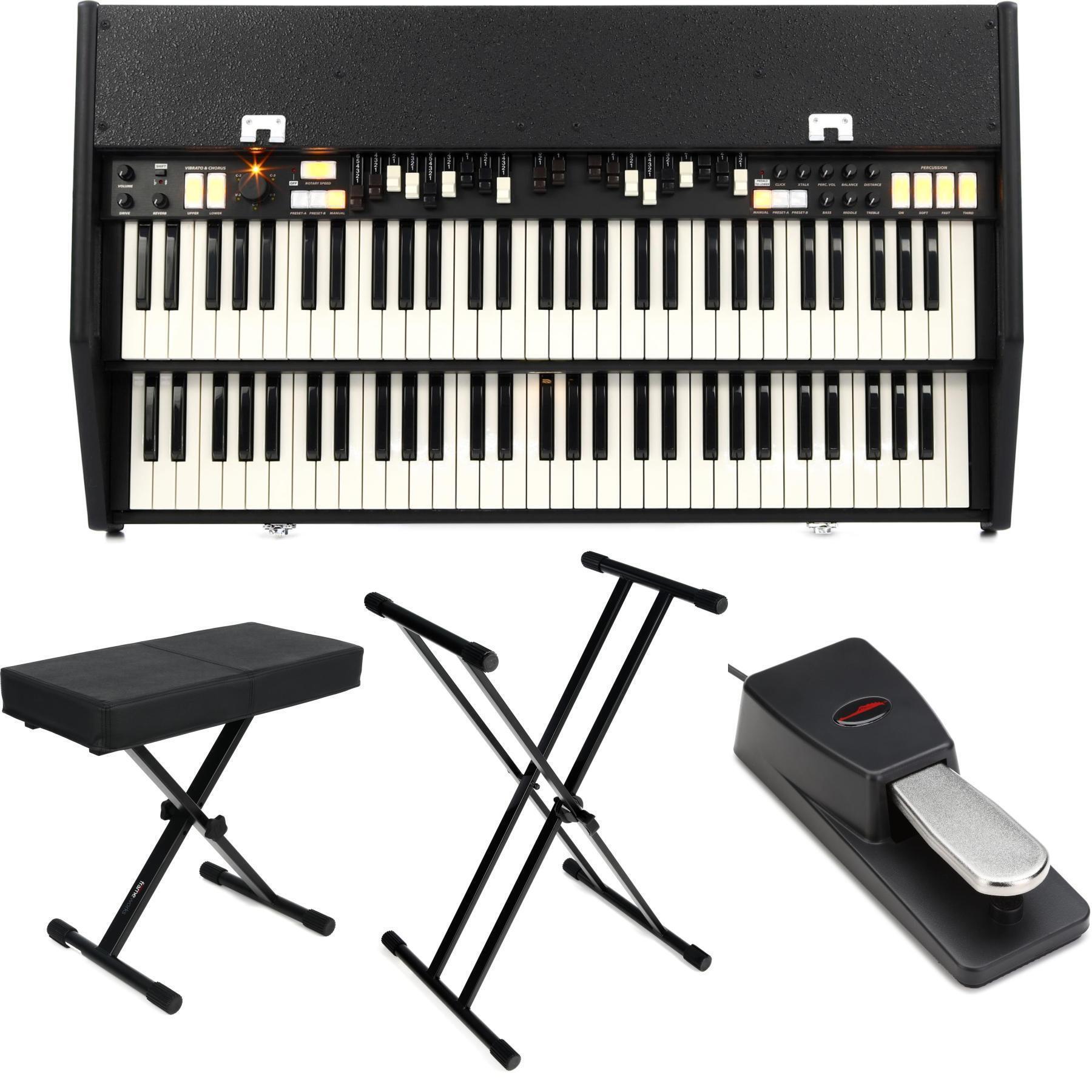 Crumar Mojo Suitcase Double Manual Organ Essentials Bundle | Sweetwater