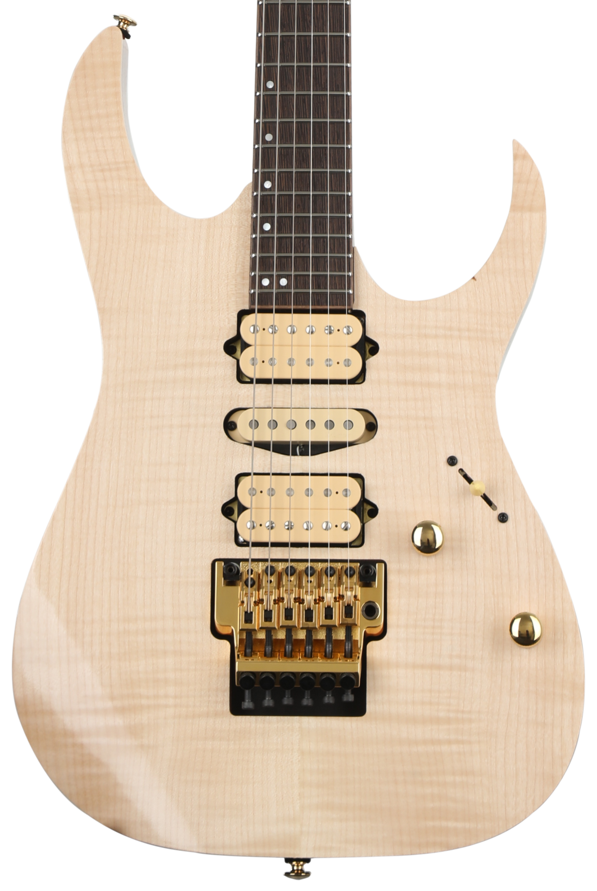 Ibanez Premium RG1070FM - Natural Low Gloss | Sweetwater