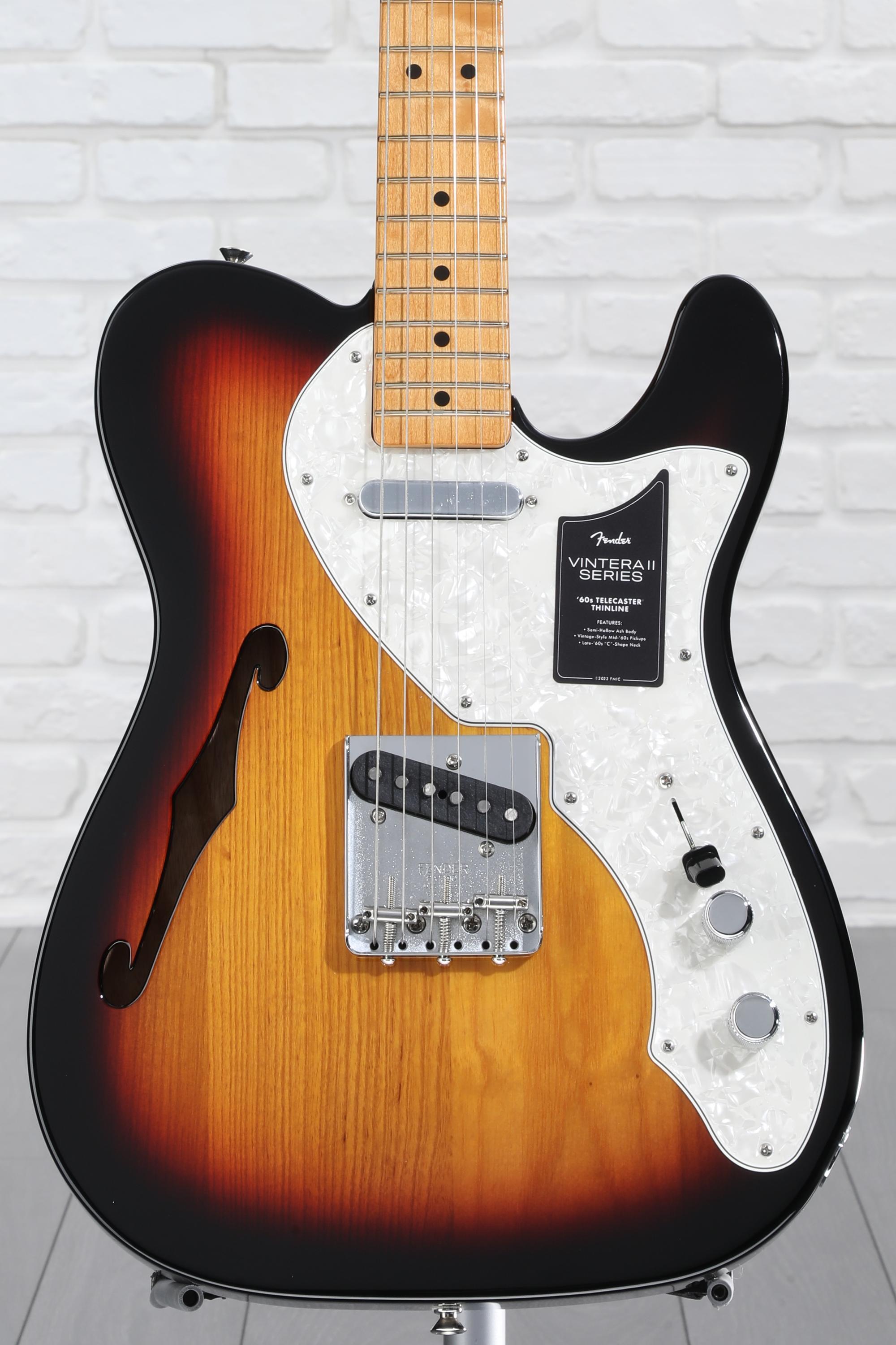 Fender Vintera II '60s Telecaster Thinline Electric Guitar - 3-color ...