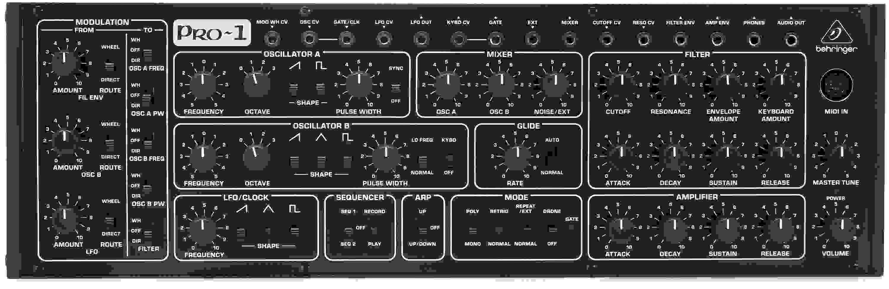 Behringer PRO-1 Tabletop Synthesizer | Sweetwater