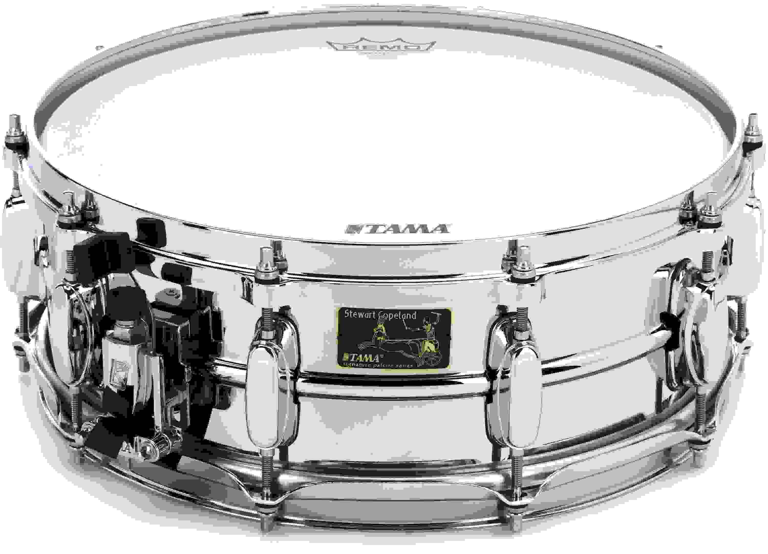 Tama Stewart Copeland Signature Brass 5 x 14 inch Snare - Chrome ...
