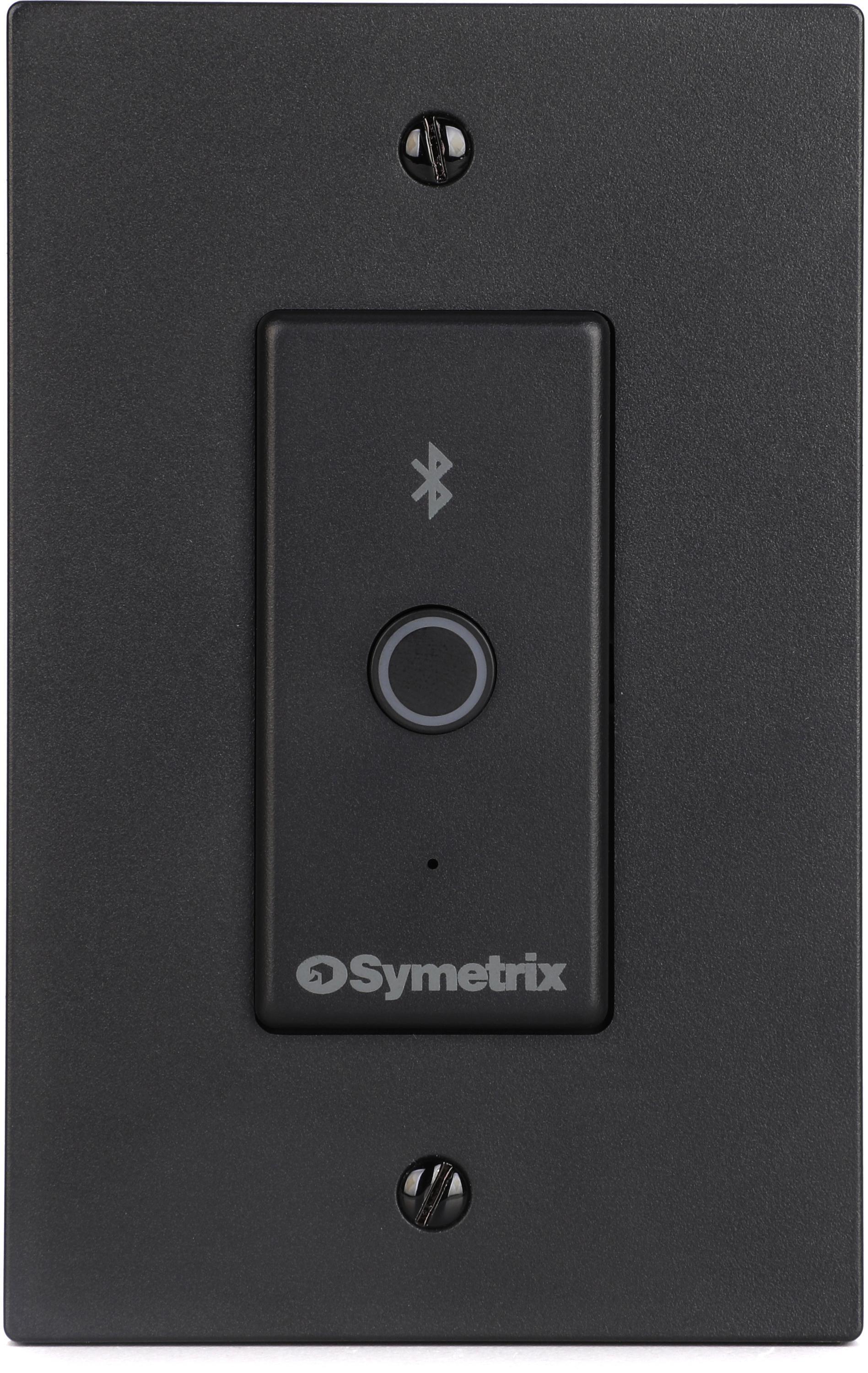Symetrix xIO Bluetooth Wallplate - Black | Sweetwater
