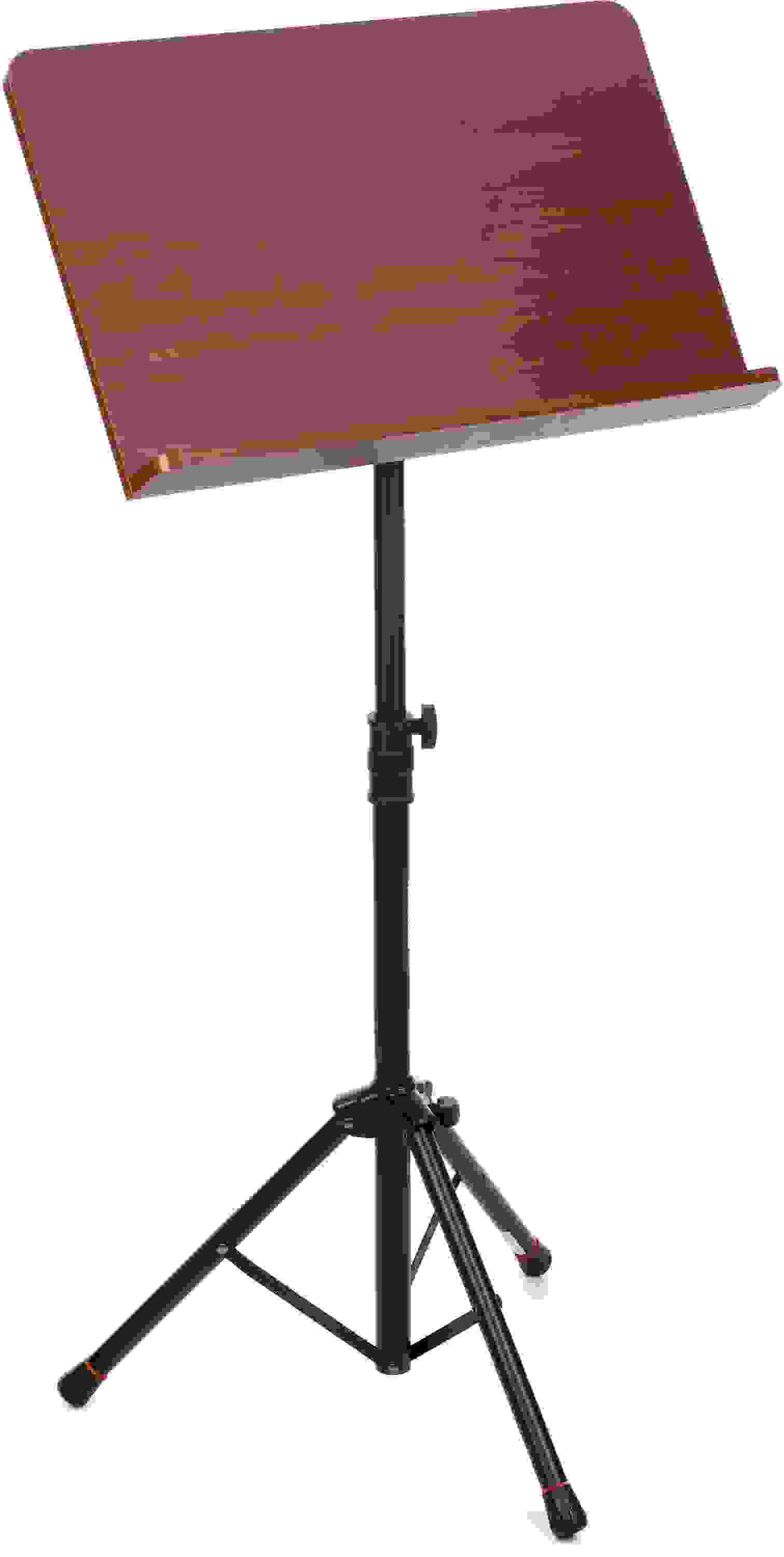 Gator Frameworks GFW-MUS-4000 Wooden Conductor Music Stand with Tripod ...