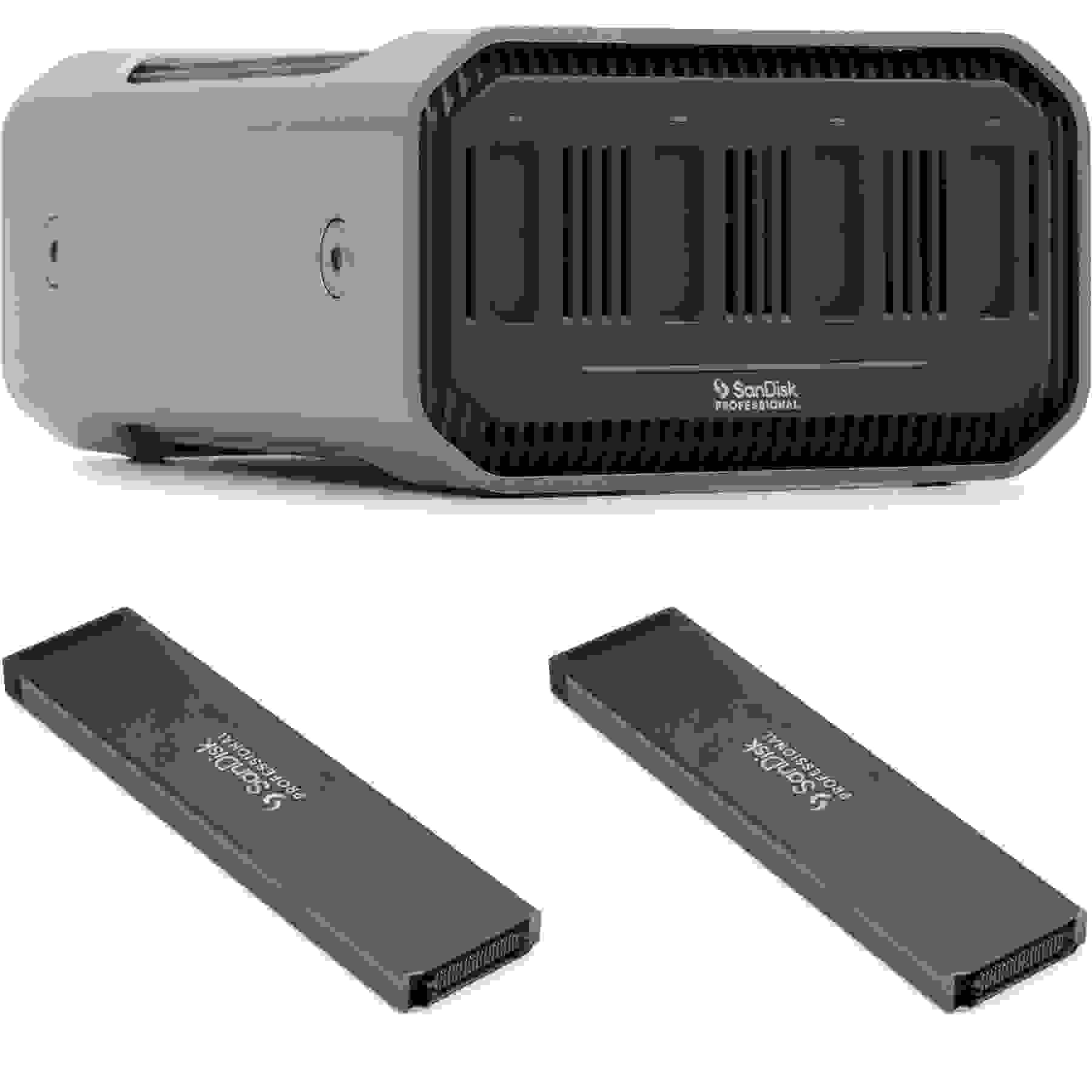 SanDisk Professional Pro-Blade Station Desktop SSD Storage Enclosure ...