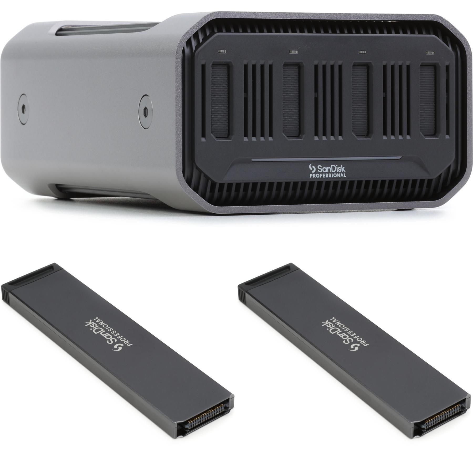 SanDisk Professional Pro-Blade Station Desktop SSD Storage Enclosure ...