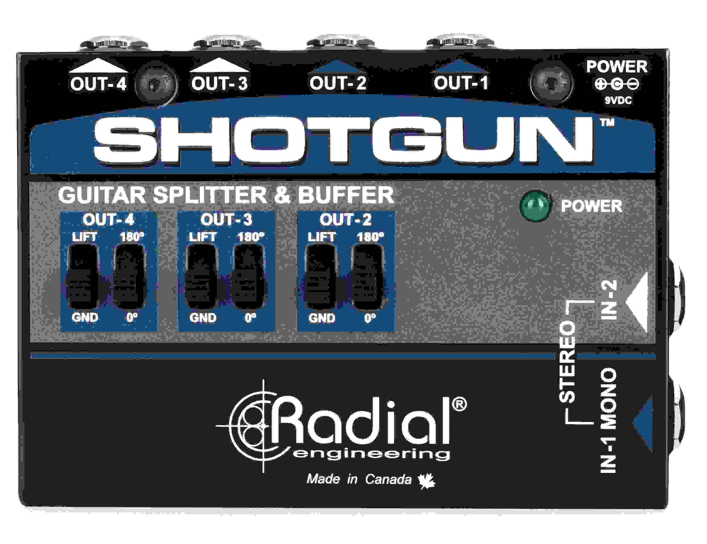 Radial Shotgun 4-channel Amp Driver | Sweetwater
